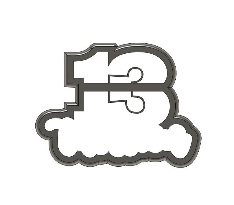 13/thirteen Cookie Cutter - Etsy