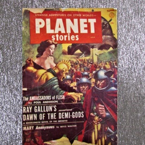 PLANET STORIES MAGAZINE, Summer 1954 Poor Condition Reader's Copy - Etsy