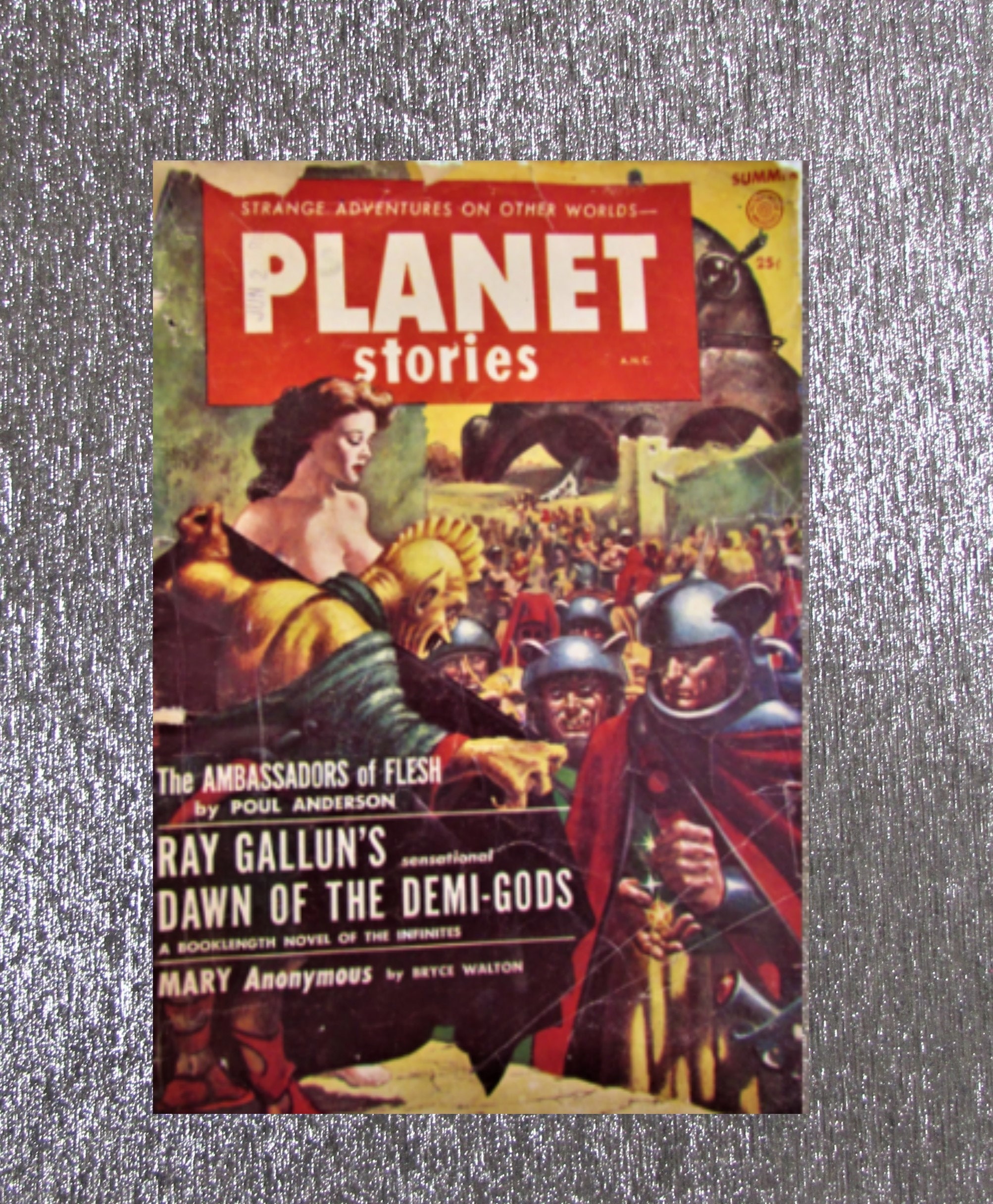 PLANET STORIES MAGAZINE, Summer 1954 Poor Condition Reader's Copy - Etsy