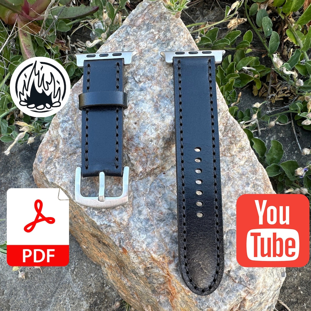 Apple Watch Ultra 2 Strap Pattern | Digital Download | PDF | Leather ...