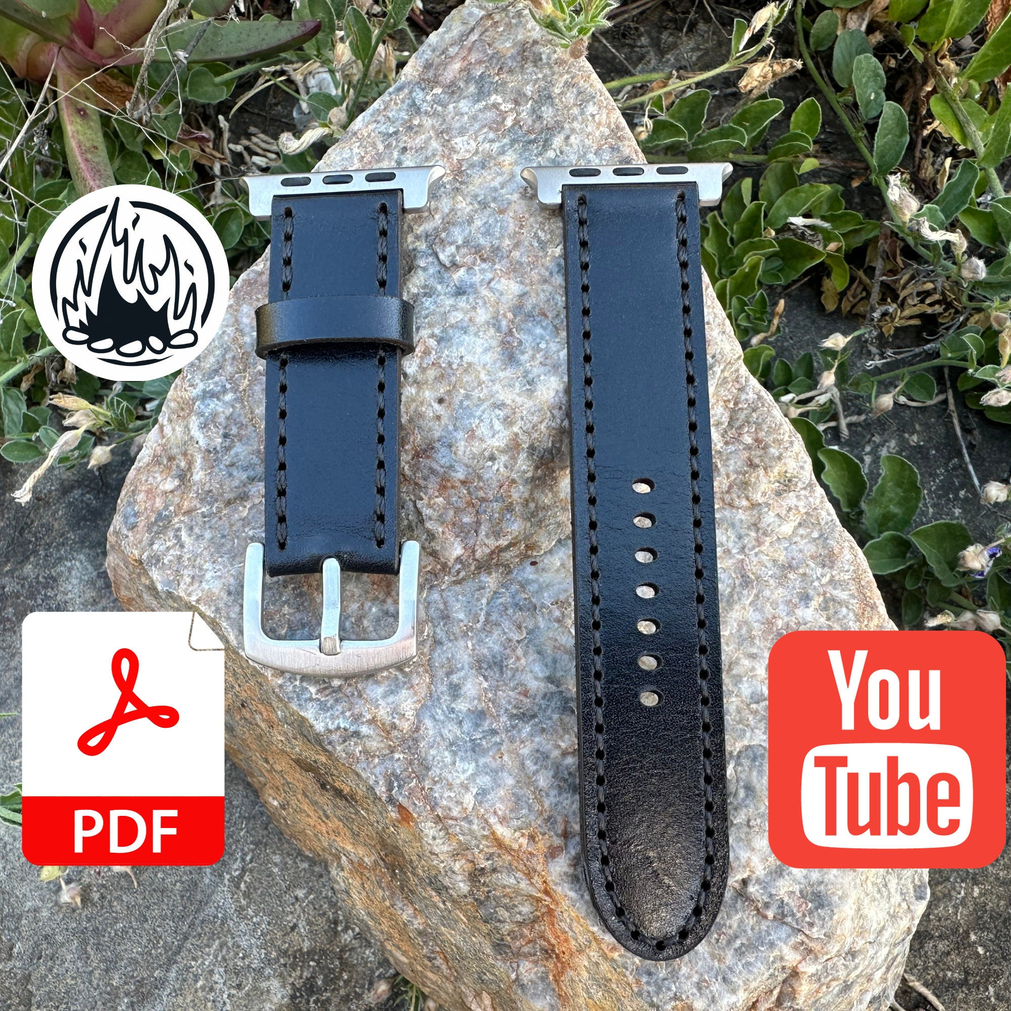 Apple Watch Ultra 2 Strap Pattern | Digital Download | PDF | Leather ...