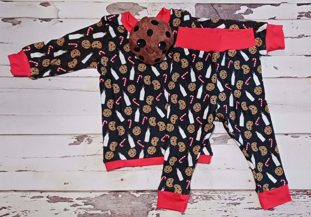 Baby Cookies and Milk Pajamas - Etsy
