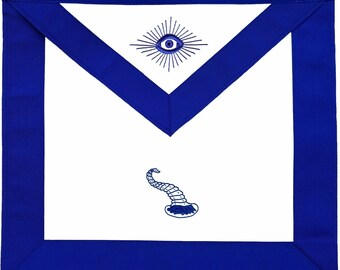 MASONIC Apron BLUE LODGE Officer Apron Hand Embroidered - Etsy