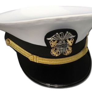 USA Navy Officer Cap Hat - Etsy