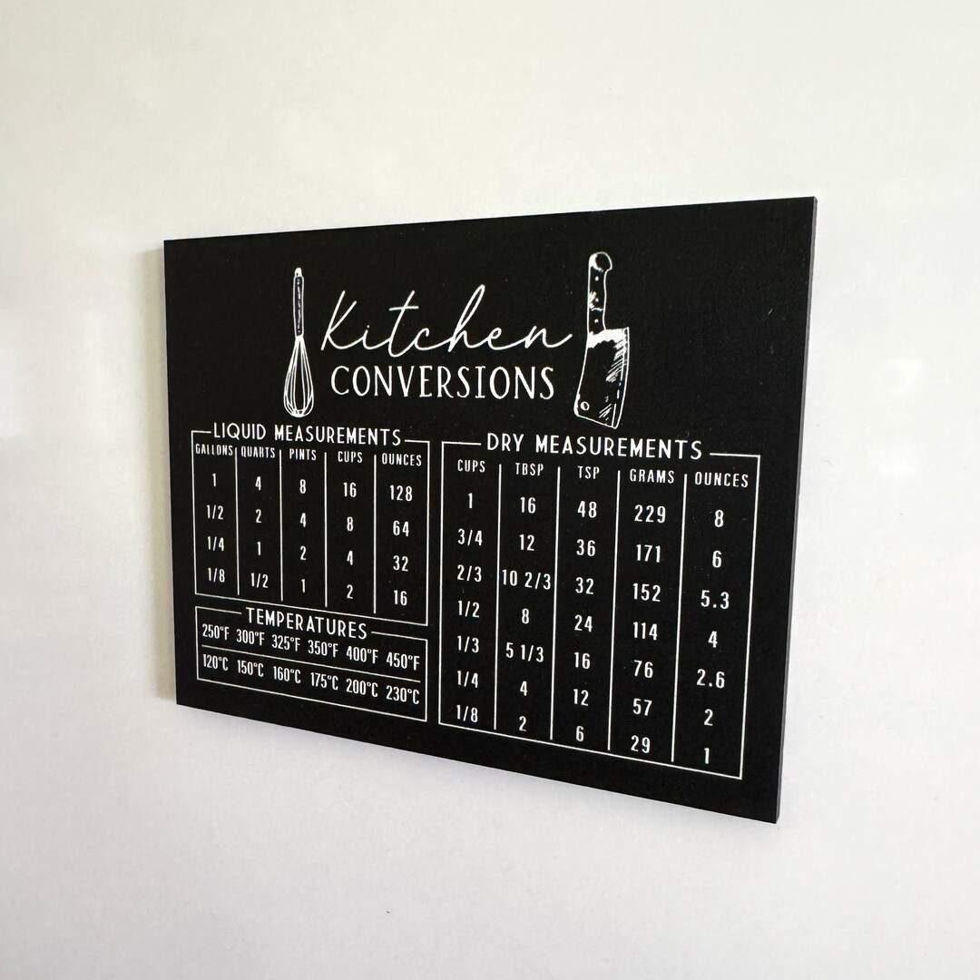 Kitchen Conversions Magnet | Kitchen Magnet | Custom Magnet | Kitchen ...