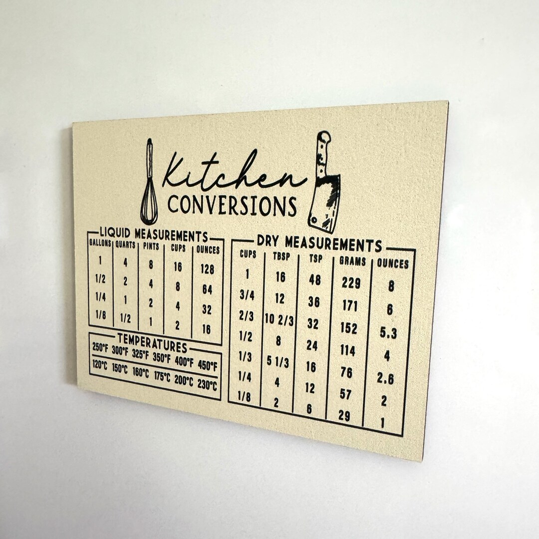 Kitchen Conversions Magnet | Kitchen Magnet | Custom Magnet | Kitchen ...