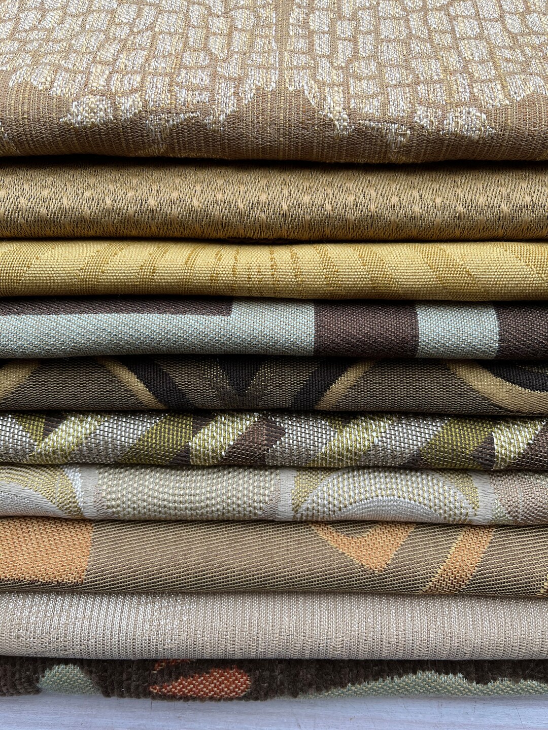 Upholstery Sample Squares, 10 Fabric Squares, Craft Fabric, Lot 1 - Etsy