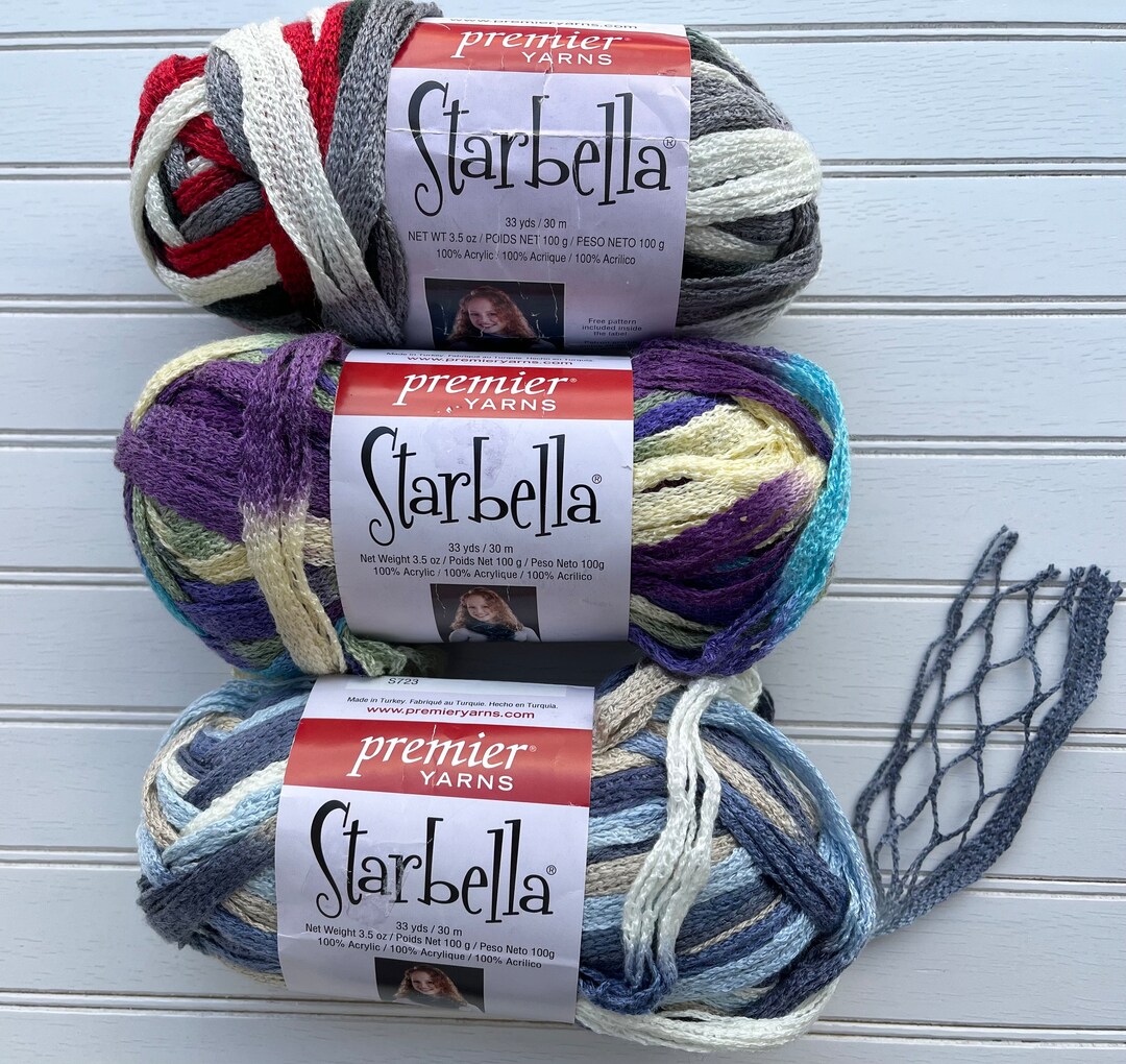 Starbella Yarn, Premier Yarns, Novelty Yarn, Knitting Crochet, Open ...