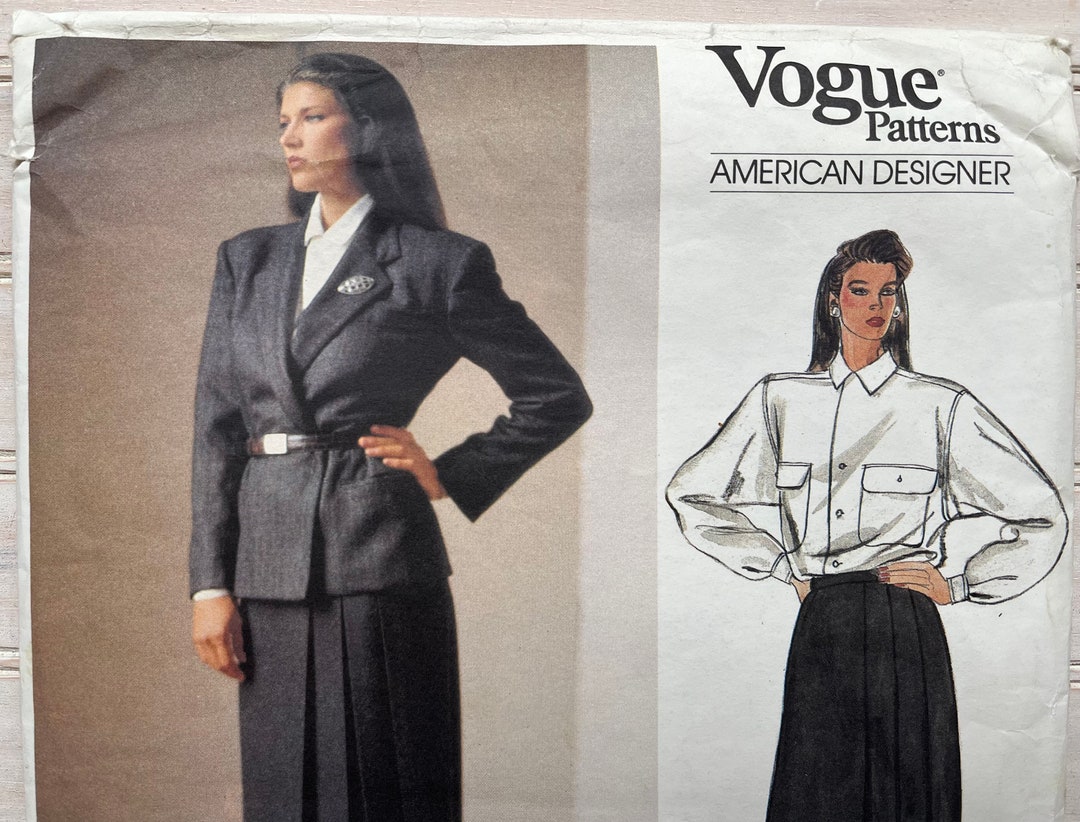 Vogue Pattern, Ralph Lauren American Designer, #1477/size 14, Jacket ...