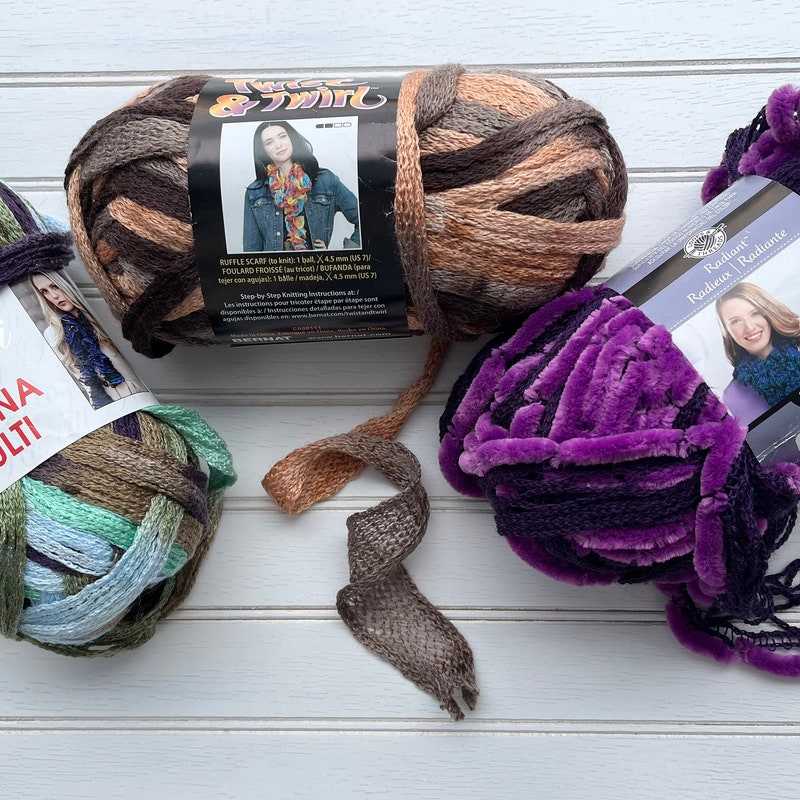 Ruffle Yarn - Etsy