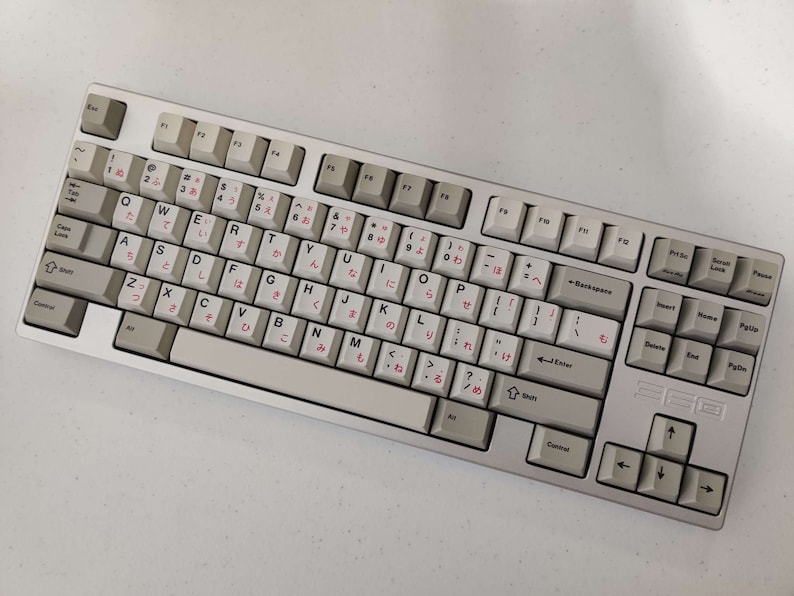 Japanese Hiragana Keycap Set for Mechanical Keyboards Classic - Etsy