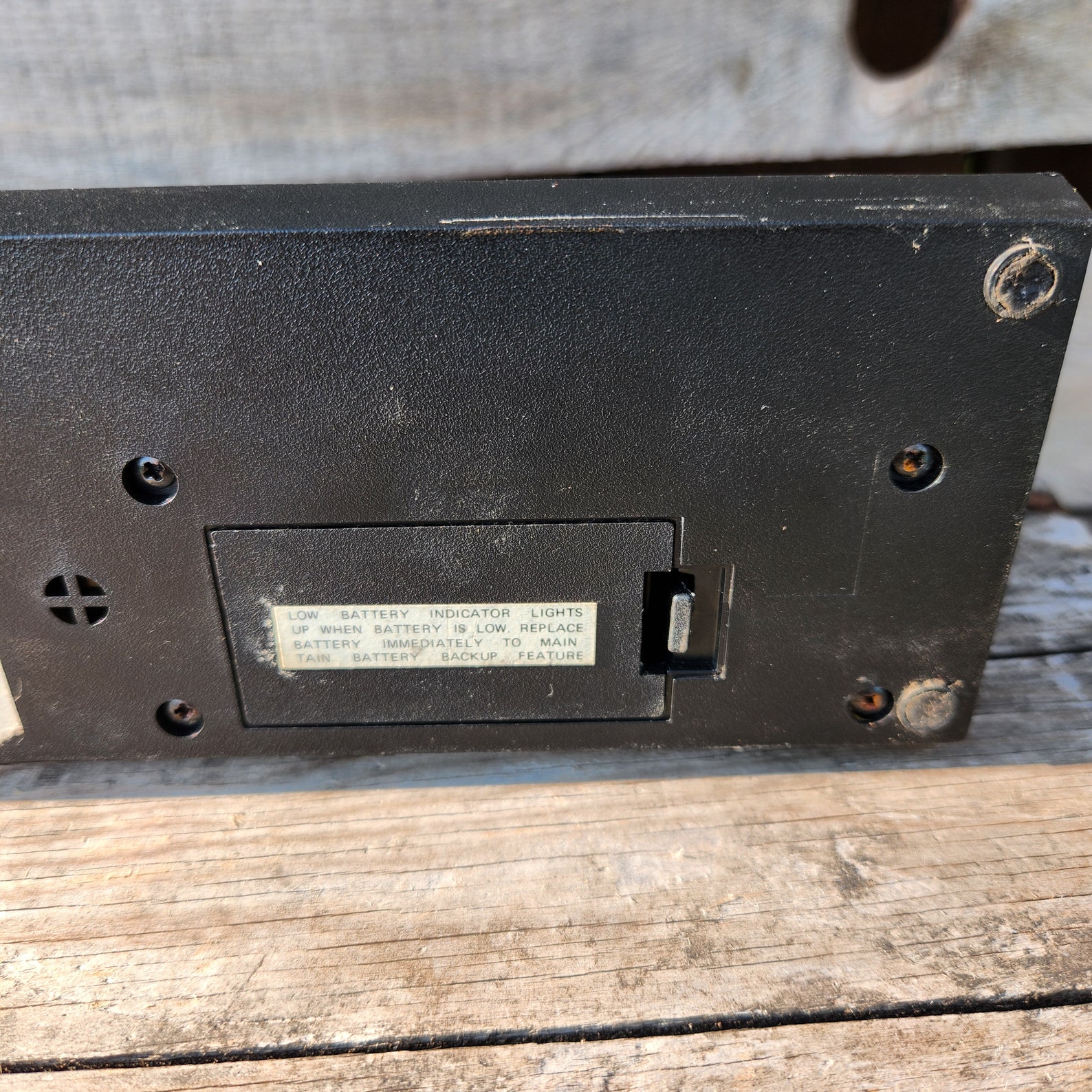 Digital Clock, Spartus Alarm Clock Model 1150, Noticeable Scratch, 1970 ...