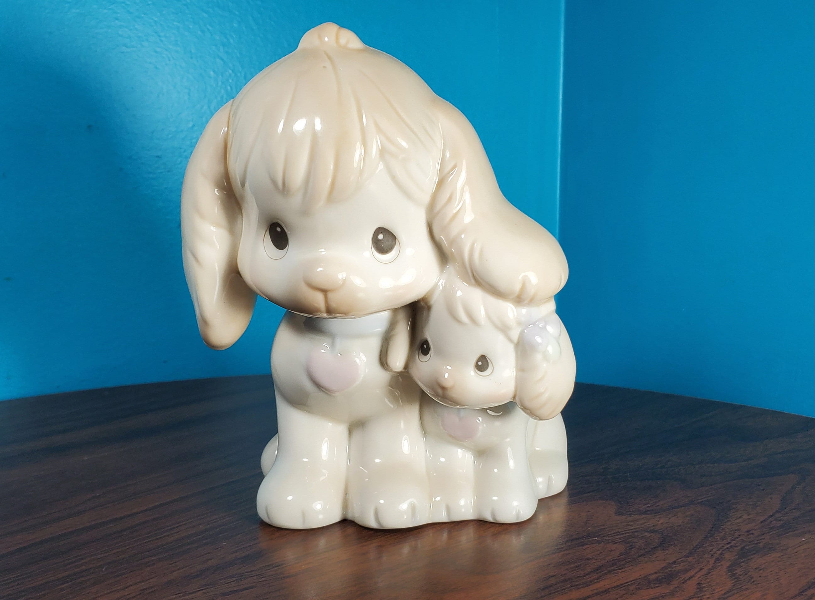 Vintage Precious Moments "puppy Love" Ceramic Collectible - Etsy