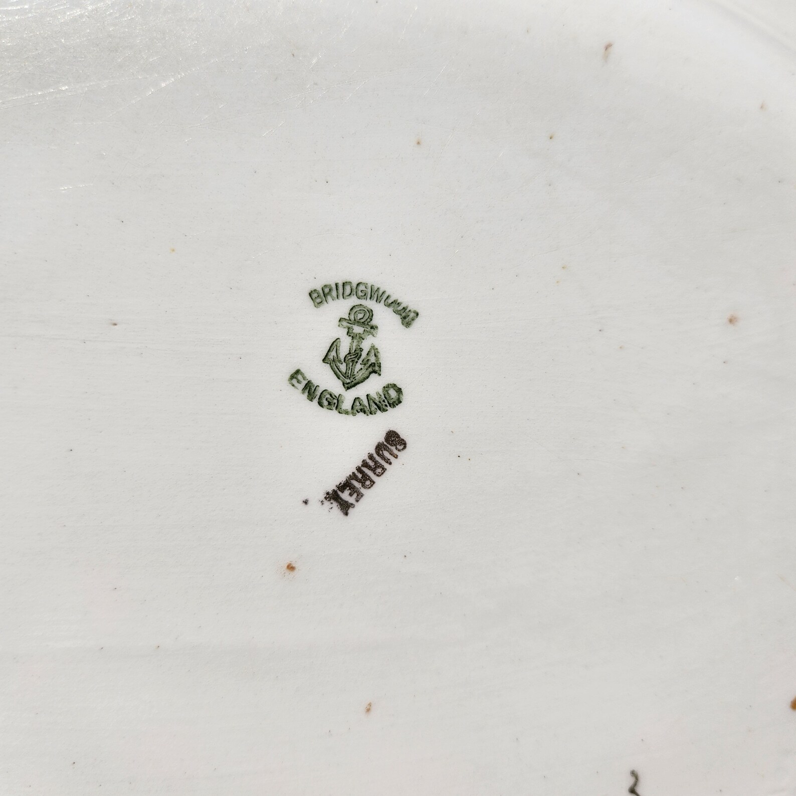 Platter, Sampson Bridgwood & Sons, Anchor Pottery Surrey, Made in ...