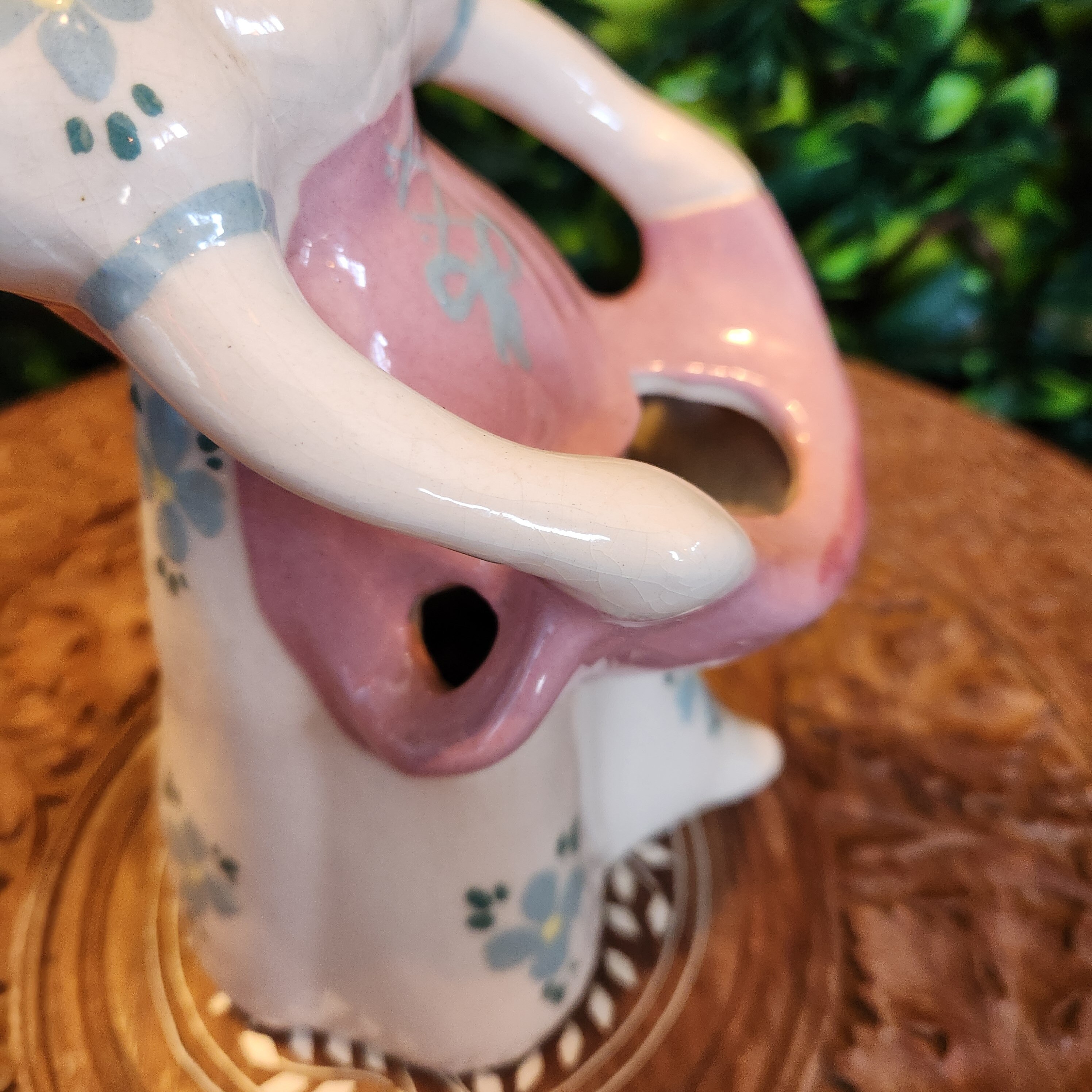 Flower Vase, Woman With Flower Basket, Flower Girl, Ceramic, Vintage - Etsy