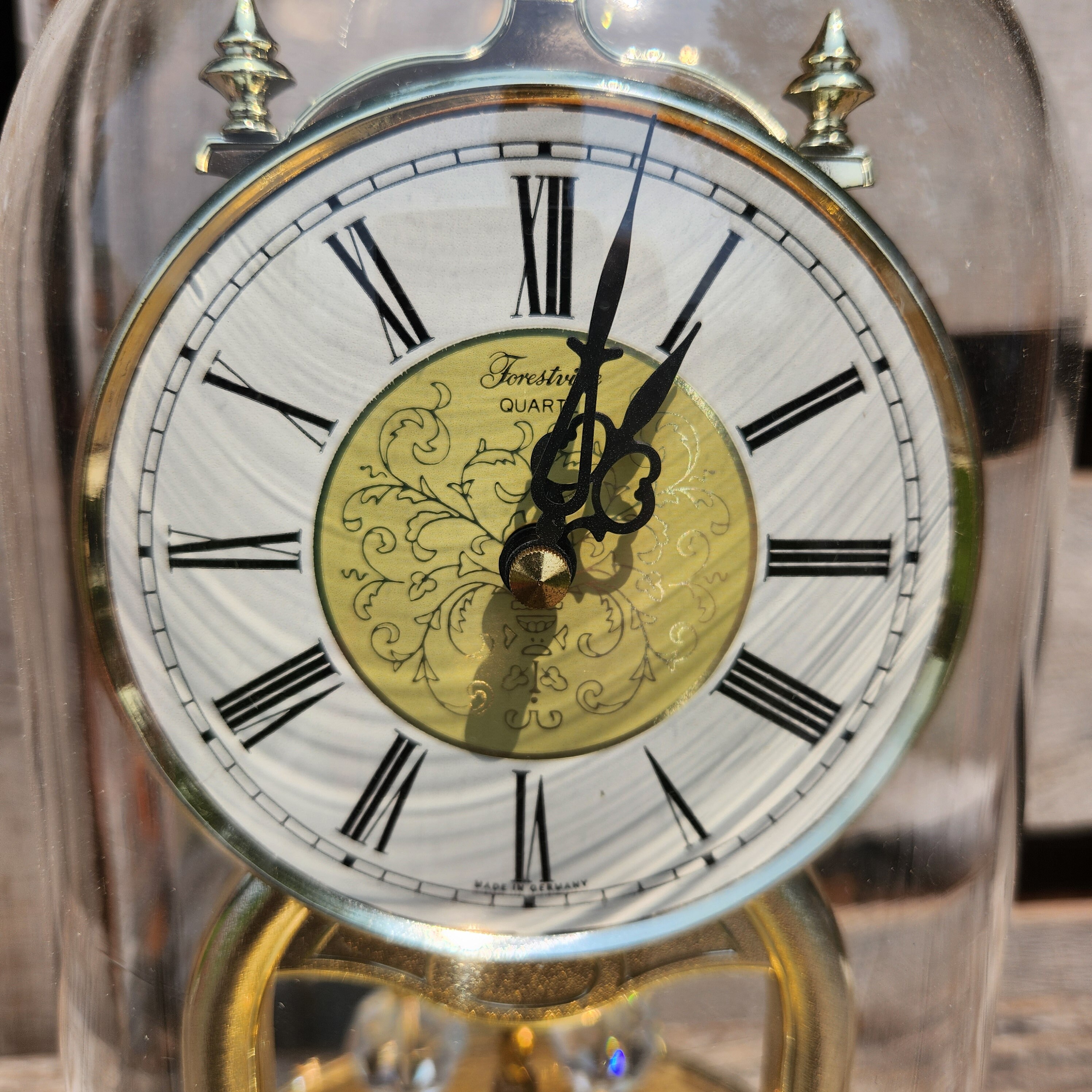 Clock, Anniversary Clock, Forestville, Made in Germany, Vintage - Etsy