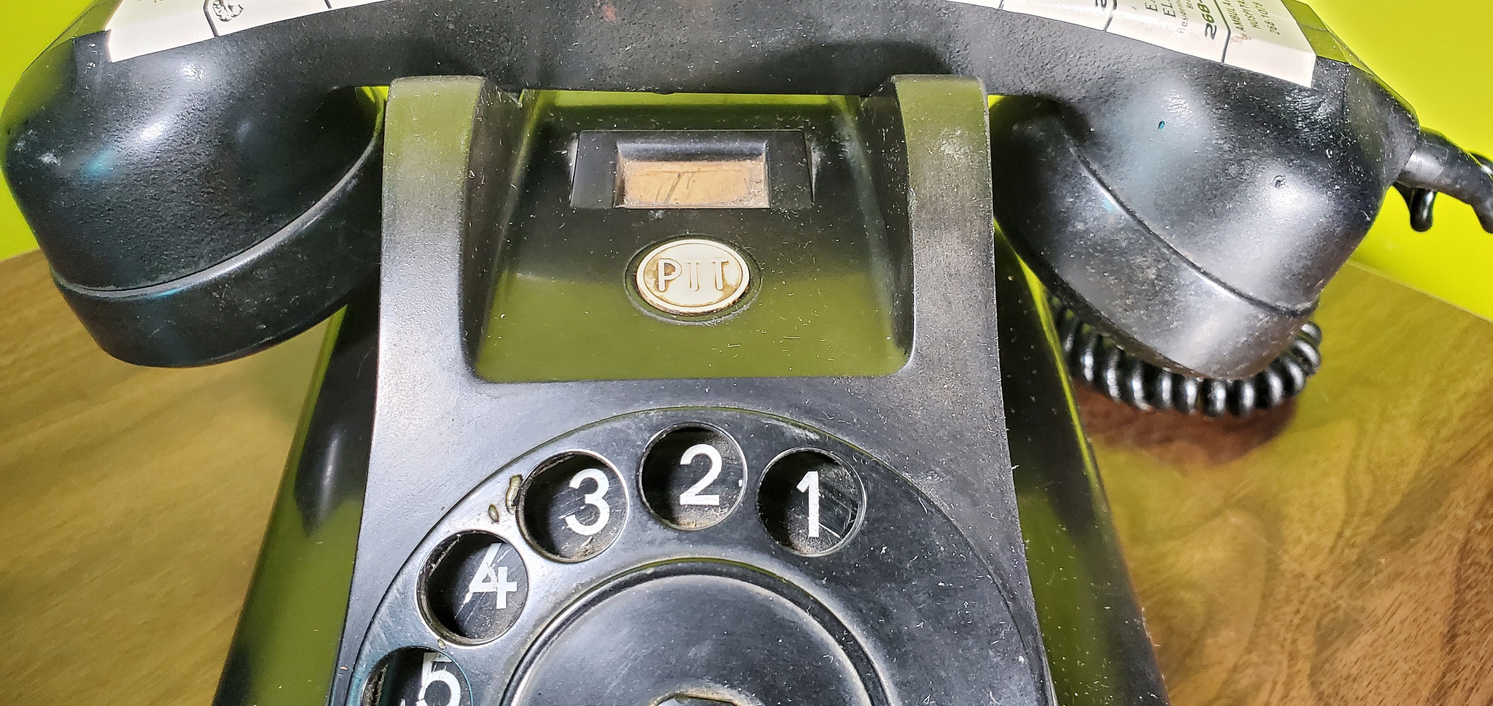 Vintage Rotary Telephone Made by Heemaf(netherlands) 1950's, Black - Etsy