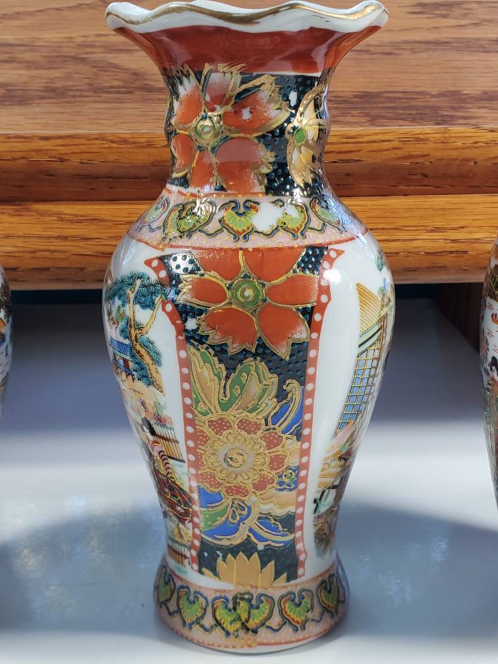 Japanese Geisha Minature Porcelain Vases, Set of Three - Etsy
