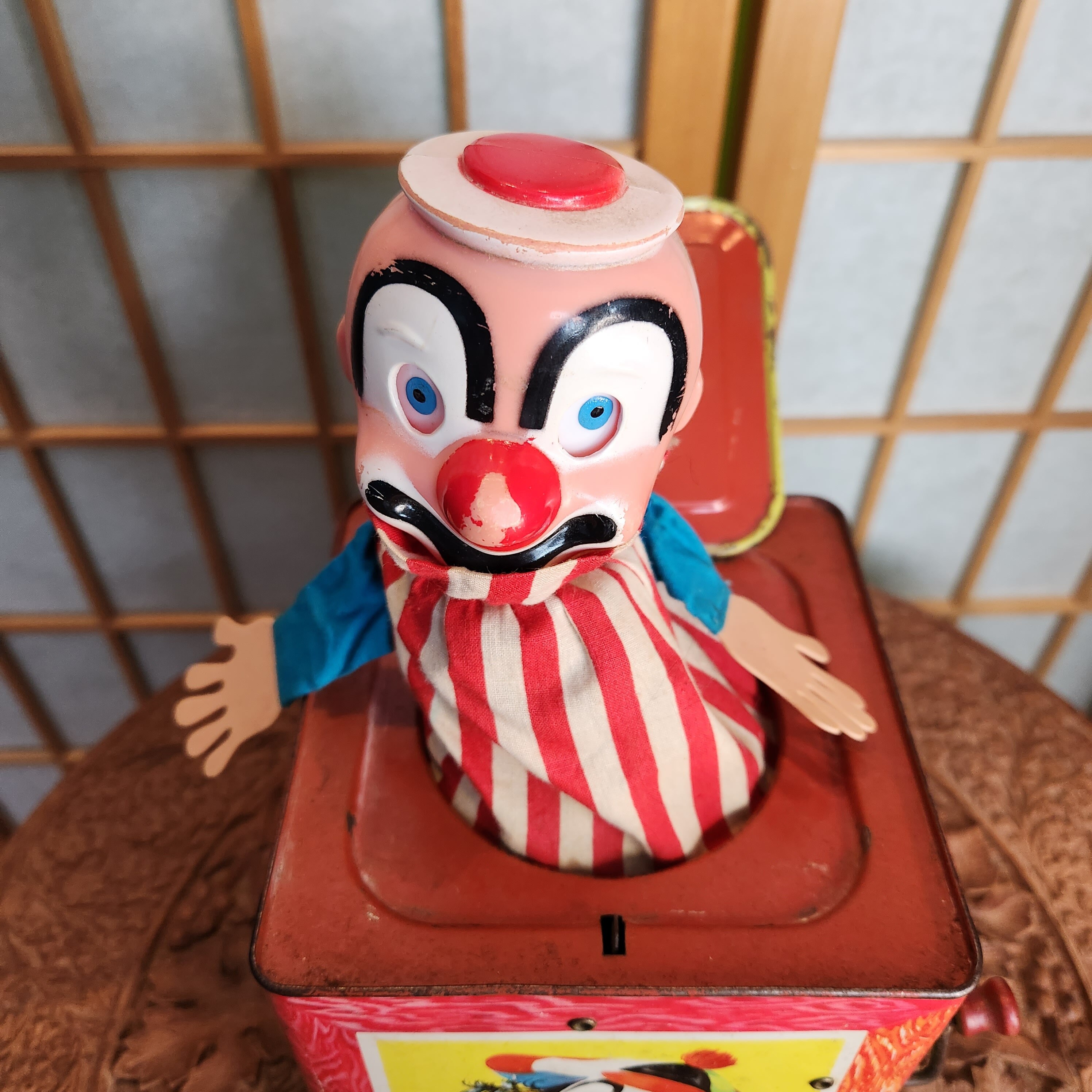 Jack-in-the-box, Matty Mattel, Clown, Jester, Random Pop-up Mechinism ...