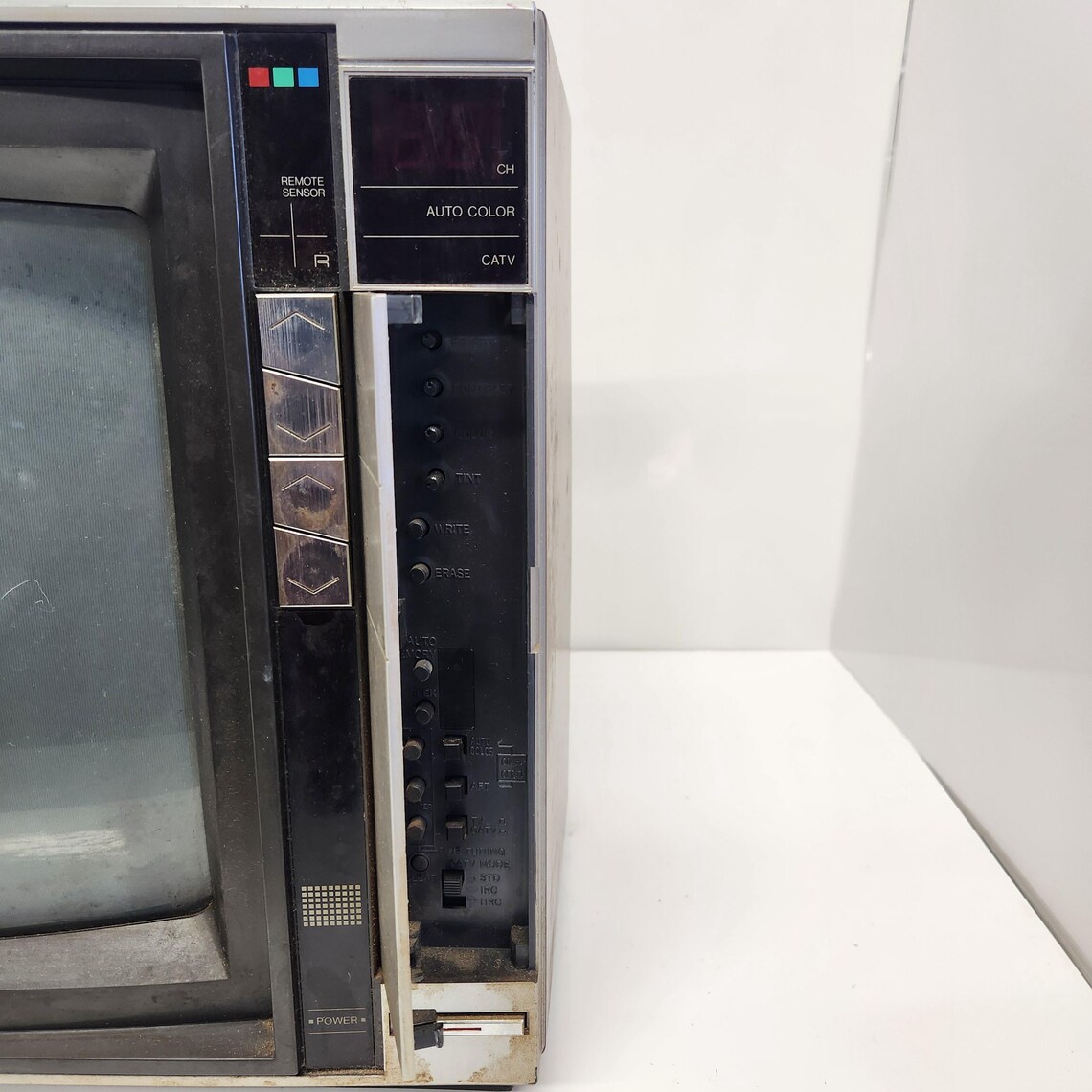 Television, Emerson ECR 1350, CRT TV, 1990, Vintage - Etsy
