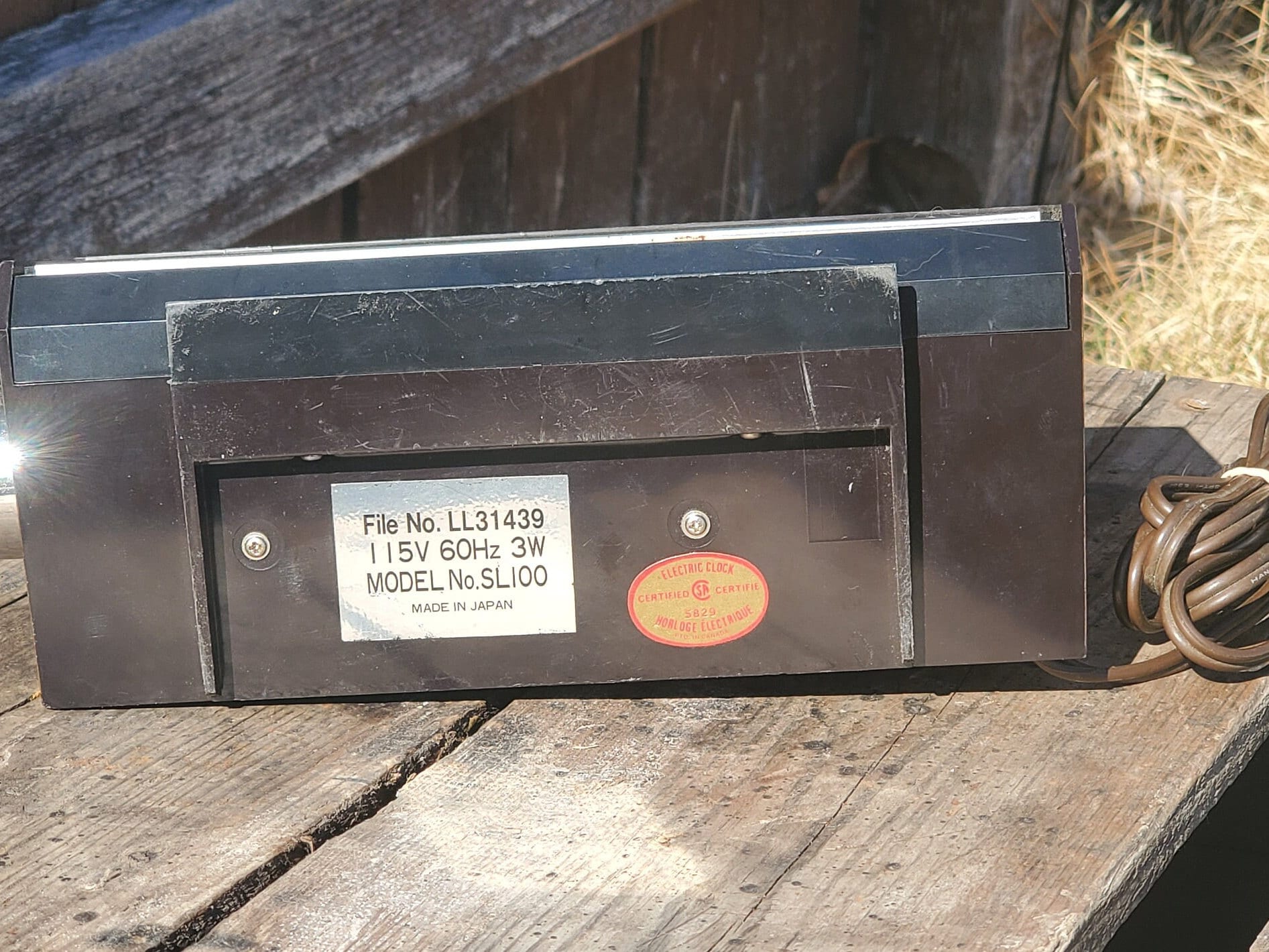 Flip Alarm Clock, Strauss Model 100, Vintage - Etsy