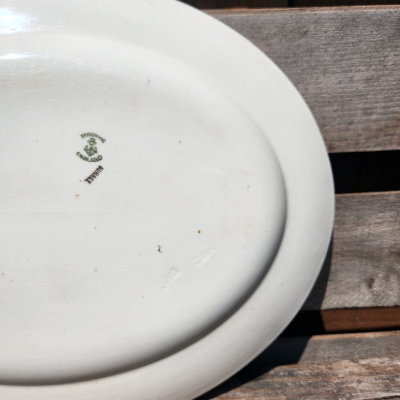 Platter, Sampson Bridgwood & Sons, Anchor Pottery Surrey, Made in ...