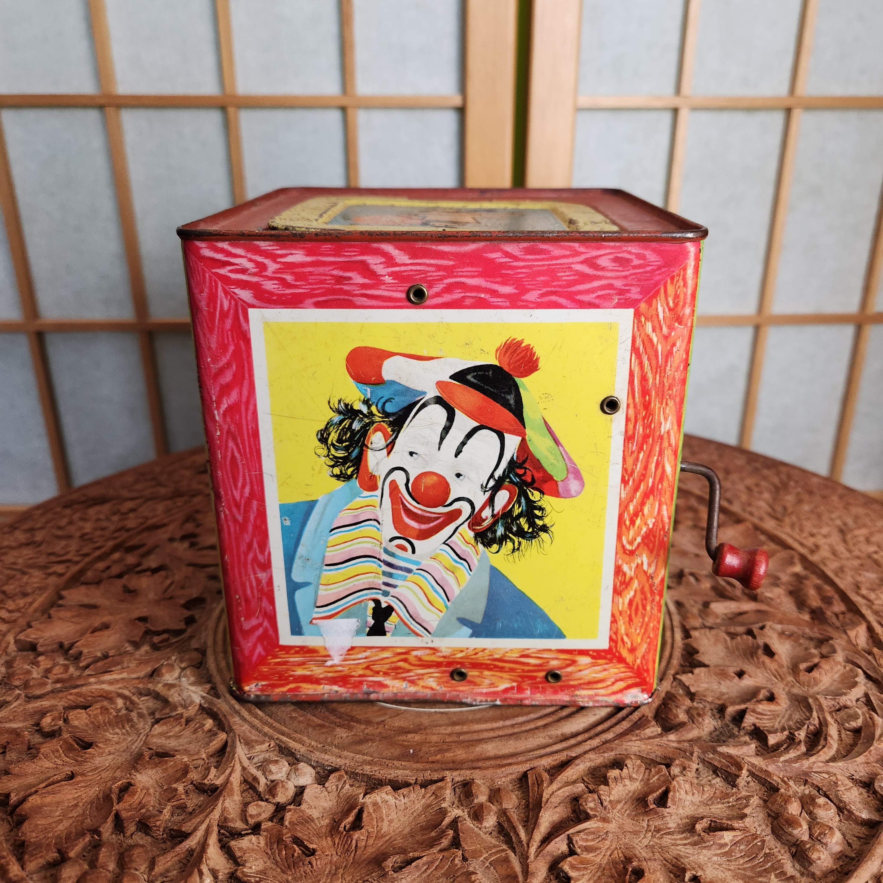 Jack-in-the-box, Matty Mattel, Clown, Jester, Random Pop-up Mechinism ...