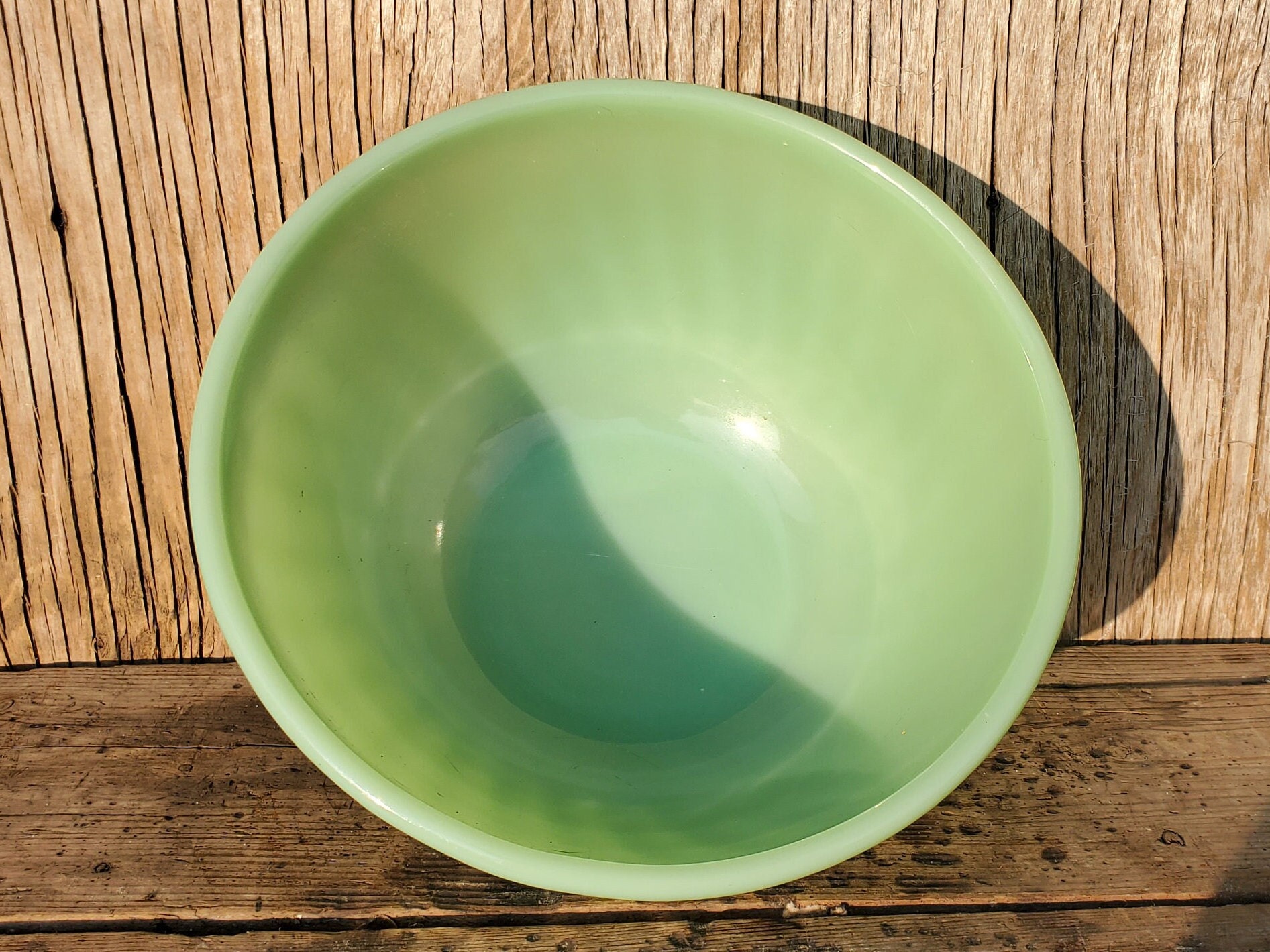 Fire King, Swirl, Mixing Bowls, Set of 3, Jadeite, Nesting, Anchor ...