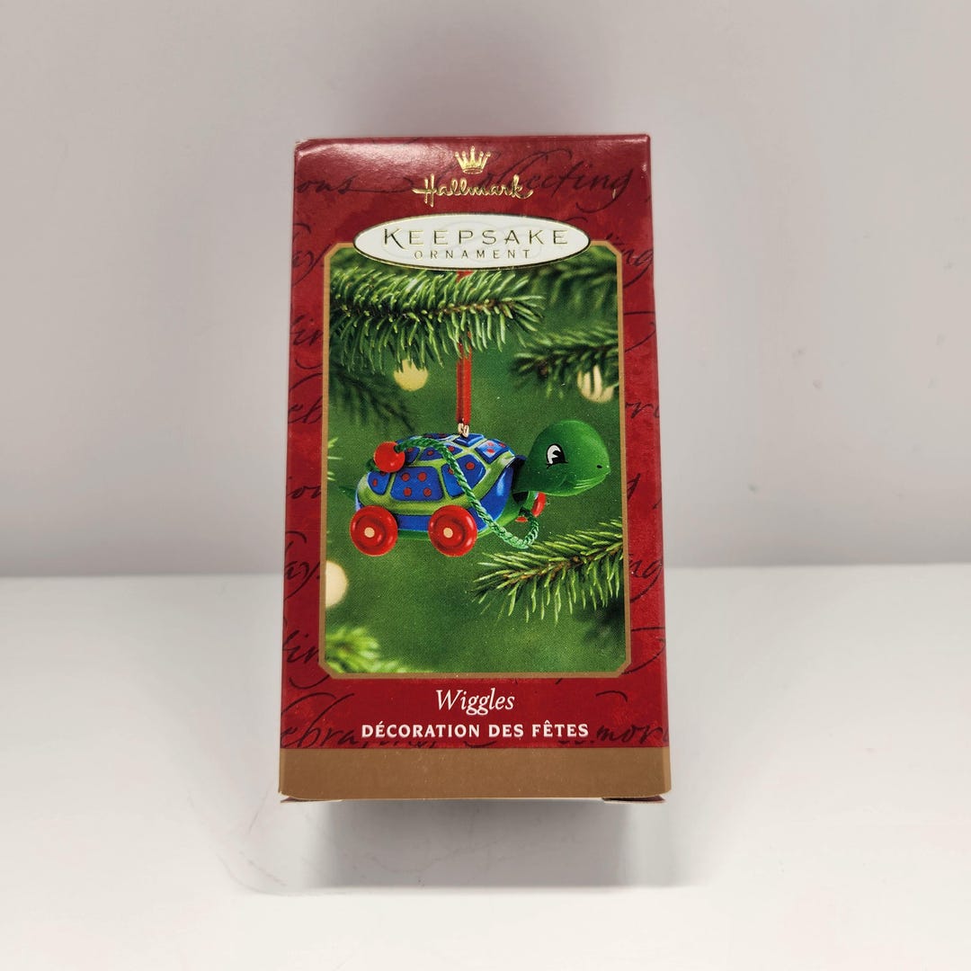 Christmas Tree Ornament, Wiggles, Turtle Pull Toy, Hallmark Keepsake ...