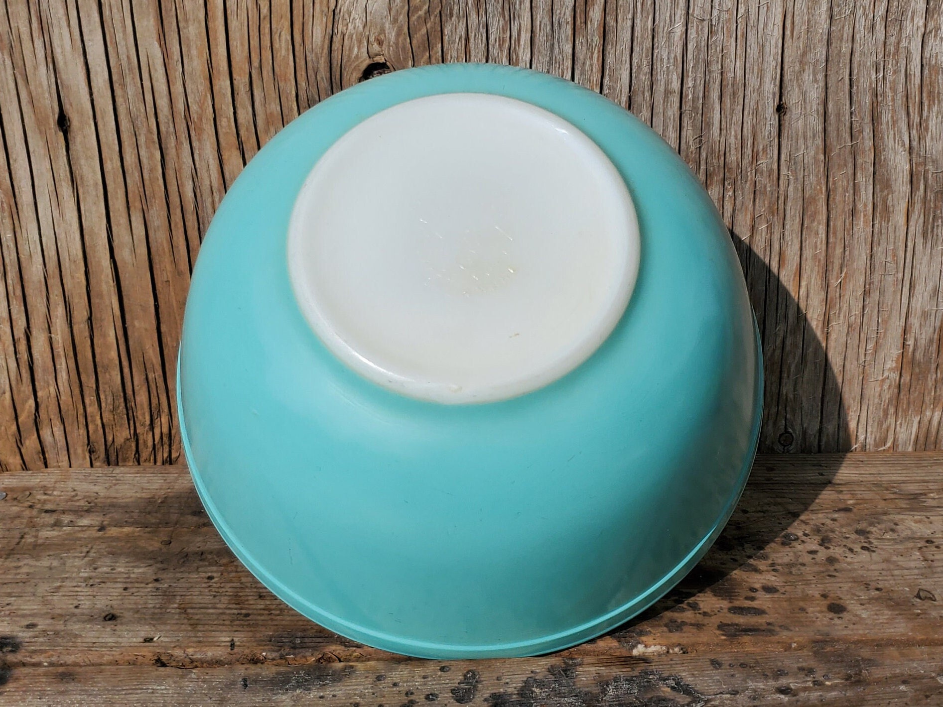 Pyrex Mixing Bowls, Set of 2, Opaque Blue, Aqua Turquoise, Robin's Egg ...