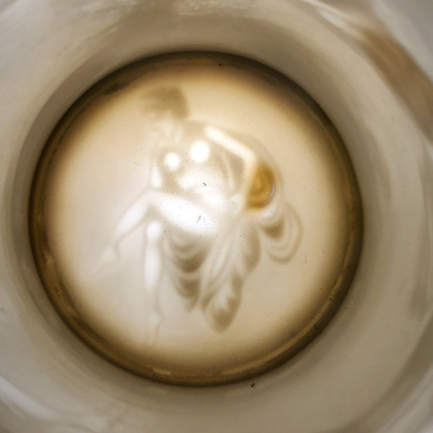 Vintage Ceramic Lithophane German Beer Stein With Pewter Lid ...