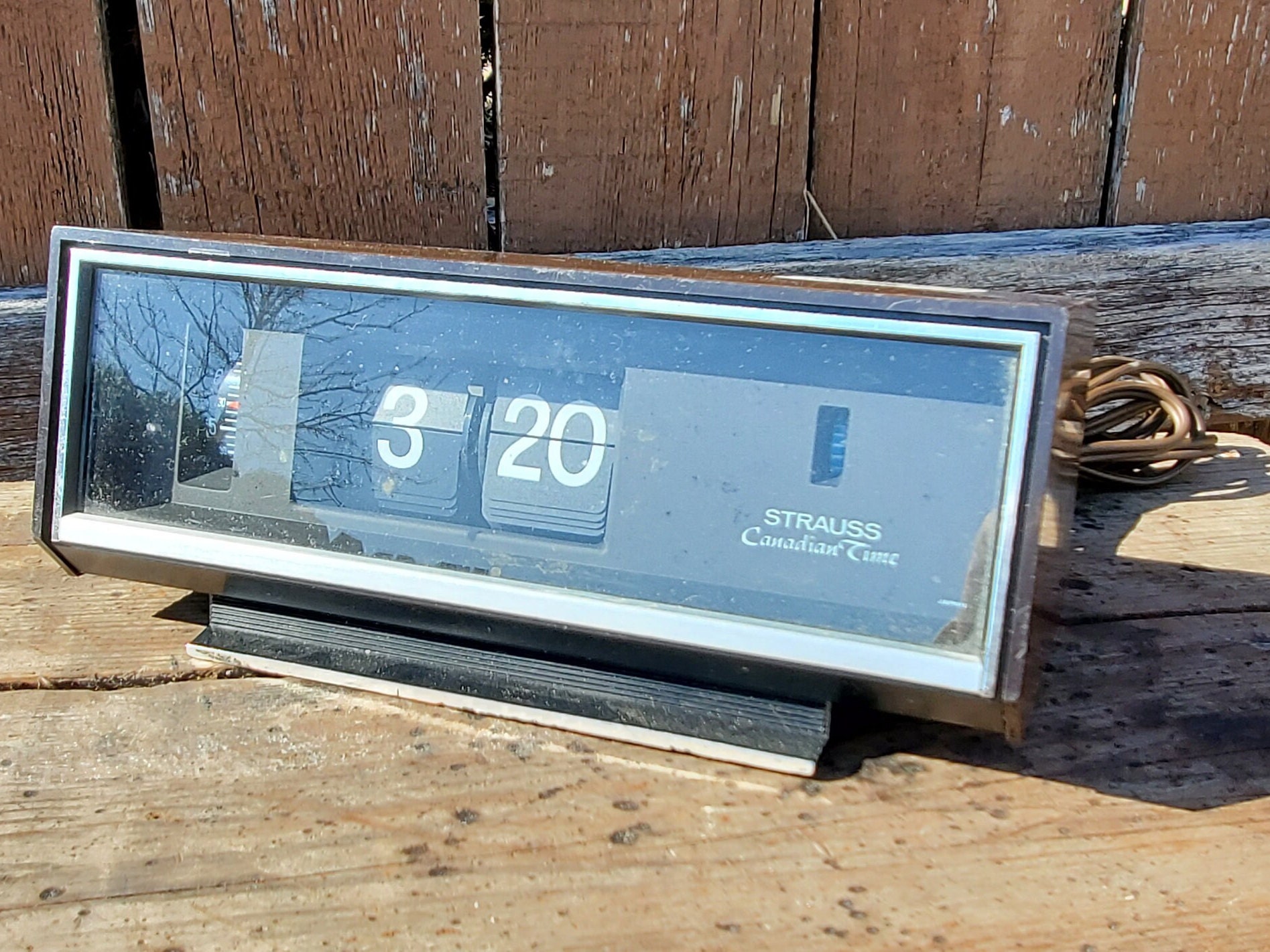 Flip Alarm Clock, Strauss Model 100, Vintage - Etsy