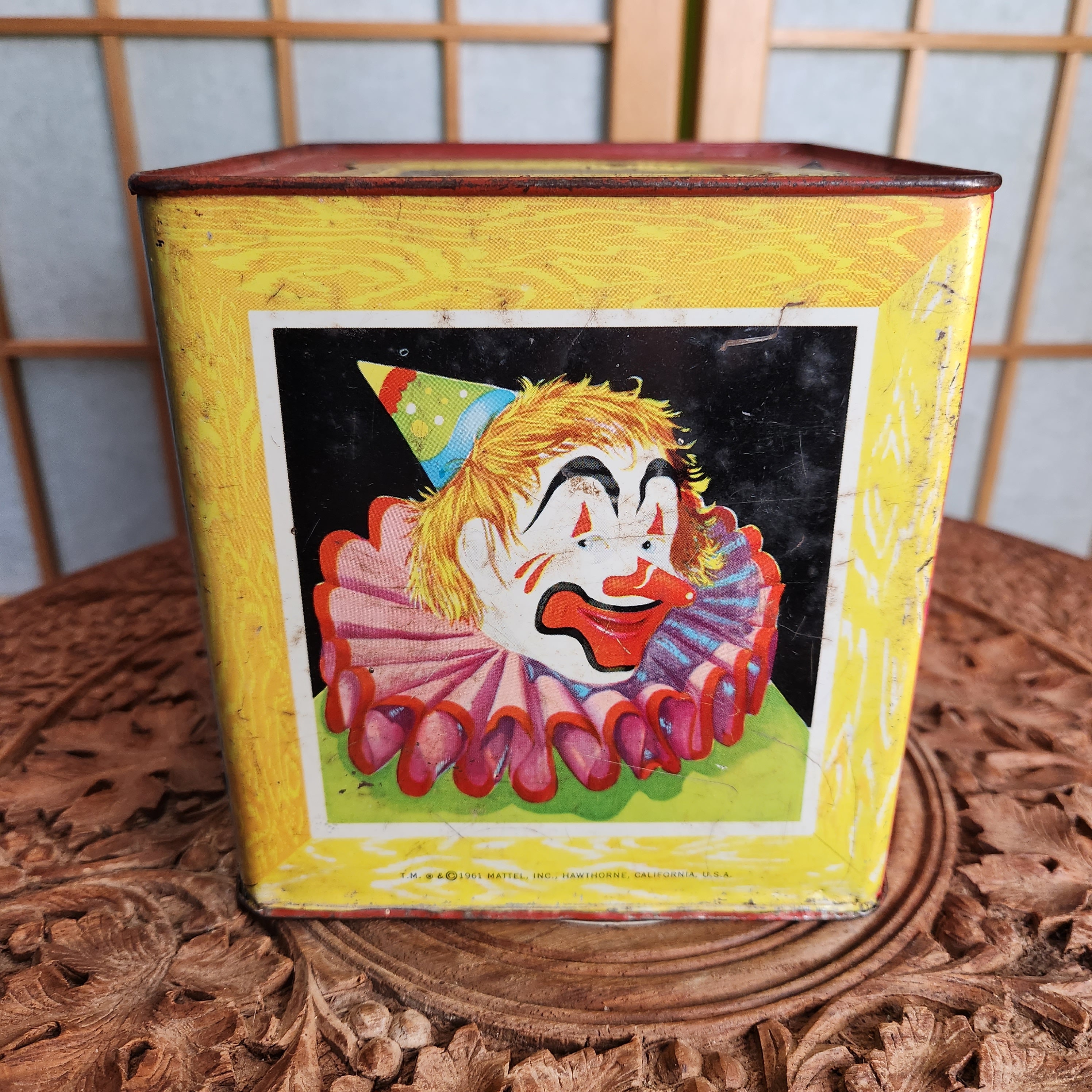 Jack-in-the-box, Matty Mattel, Clown, Jester, Random Pop-up Mechinism ...