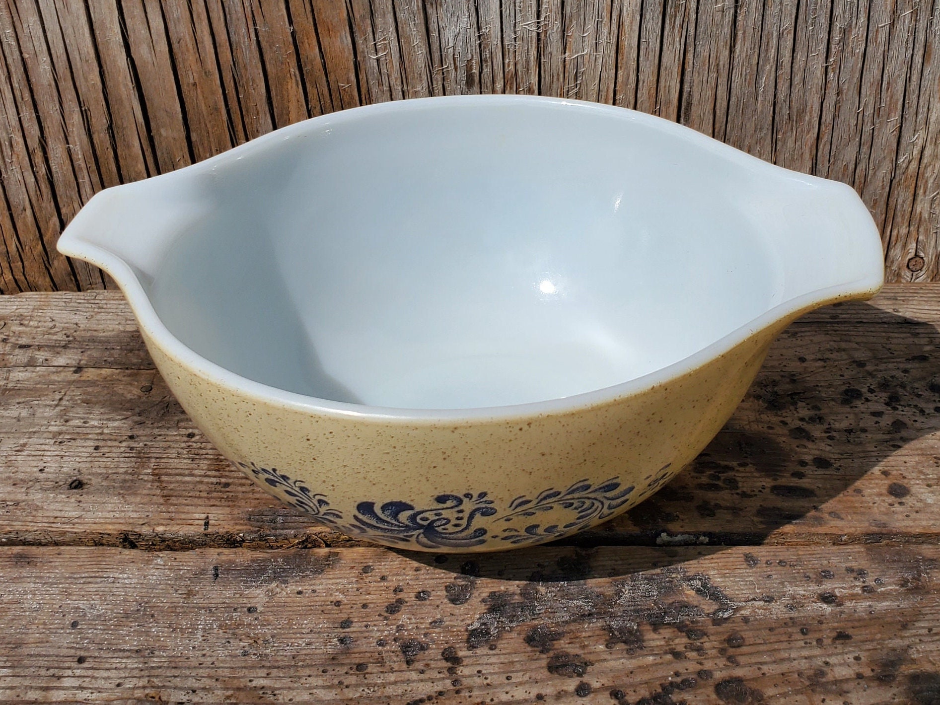 Pyrex Casserole Dishes, Homestead Pattern, Speckled Tan, Cinderella ...