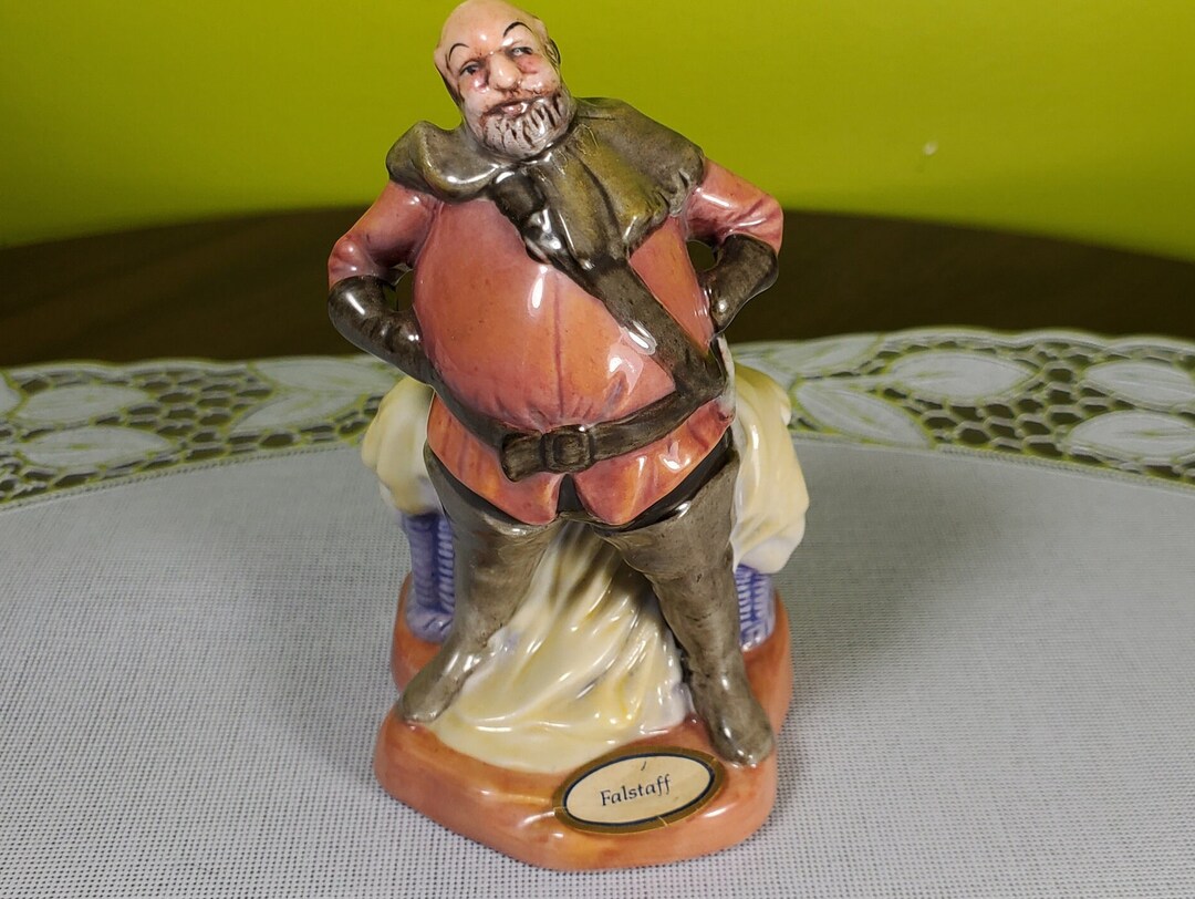 Vintage John Falstaff Shakespeare Ceramic Figurine, Royal Doulton - Etsy