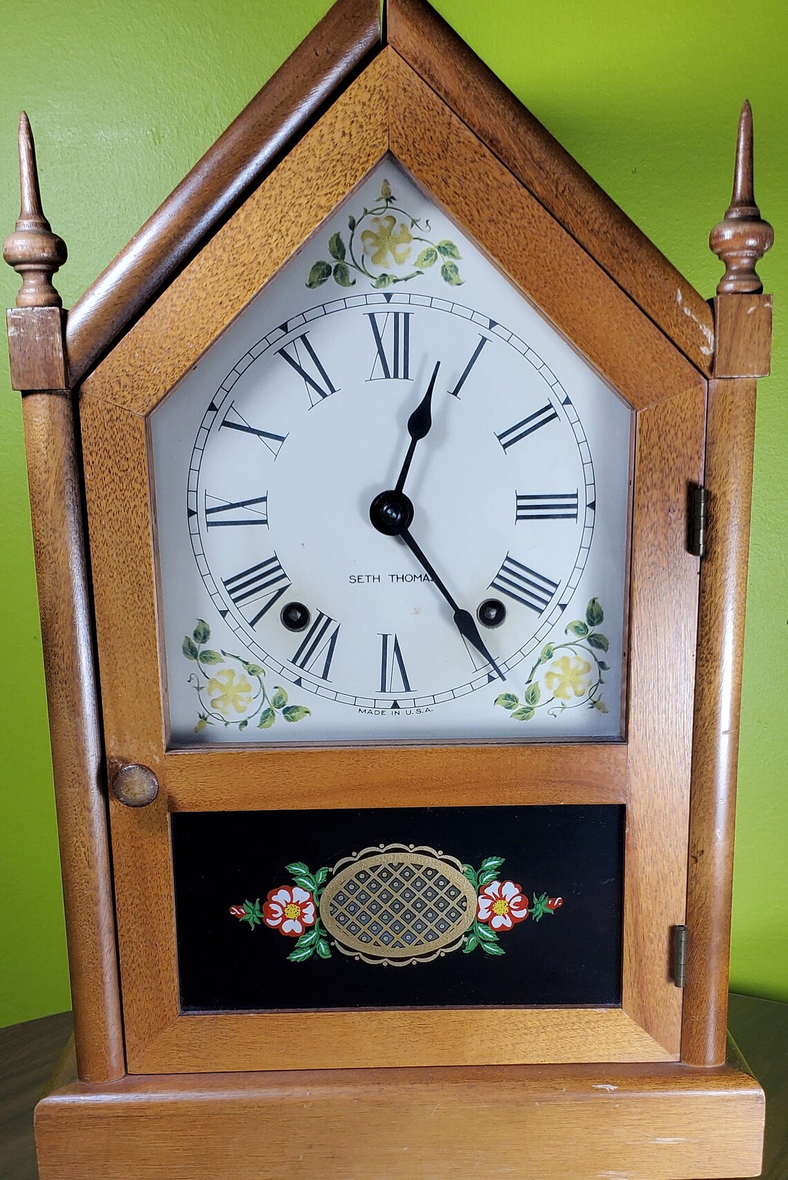 Antique, Seth Thomas, Sharon 7-W, Steeple Pendulum Wind Mantel Clock - Etsy
