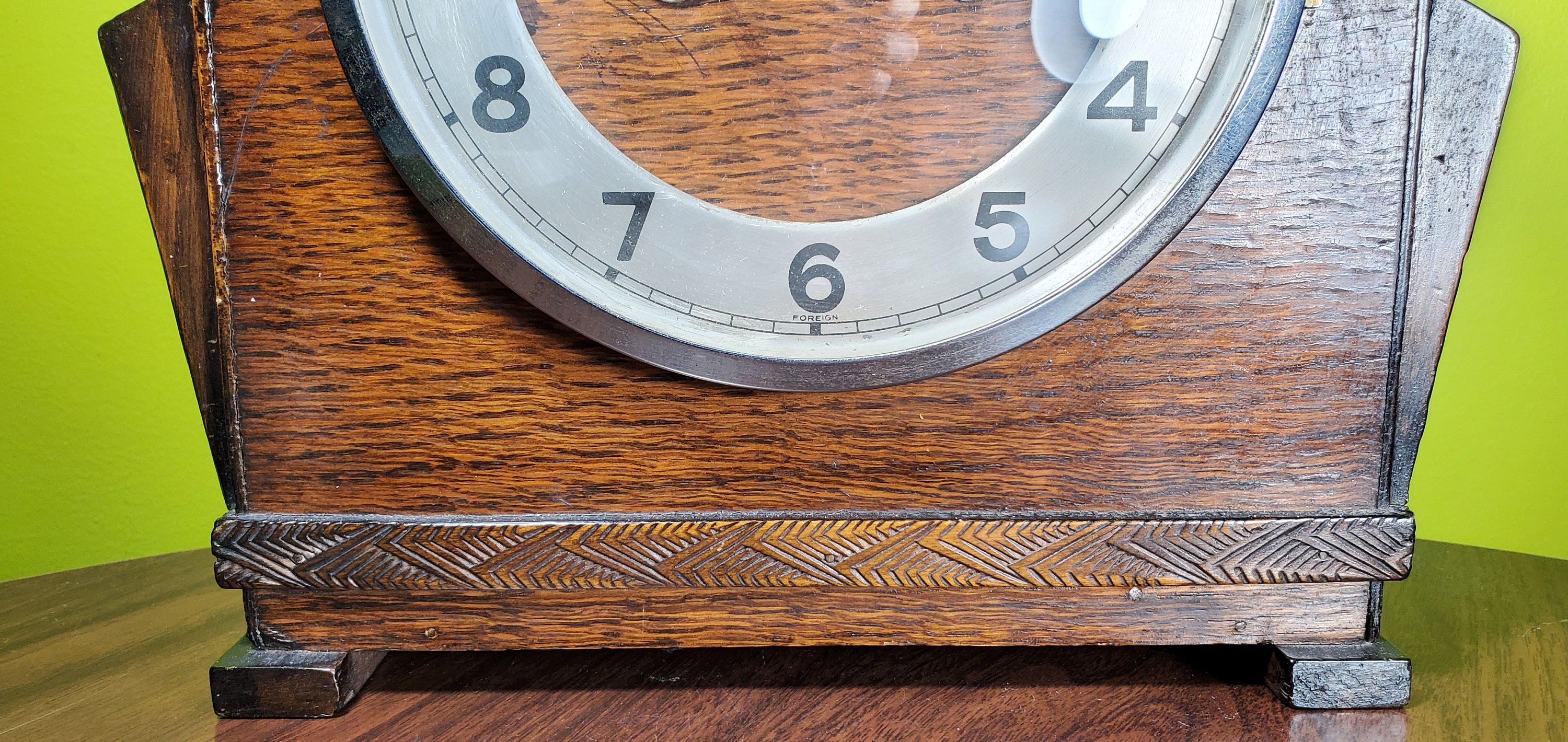 Vintage Key Wind Pendulum Table Clock W/ Key - Etsy