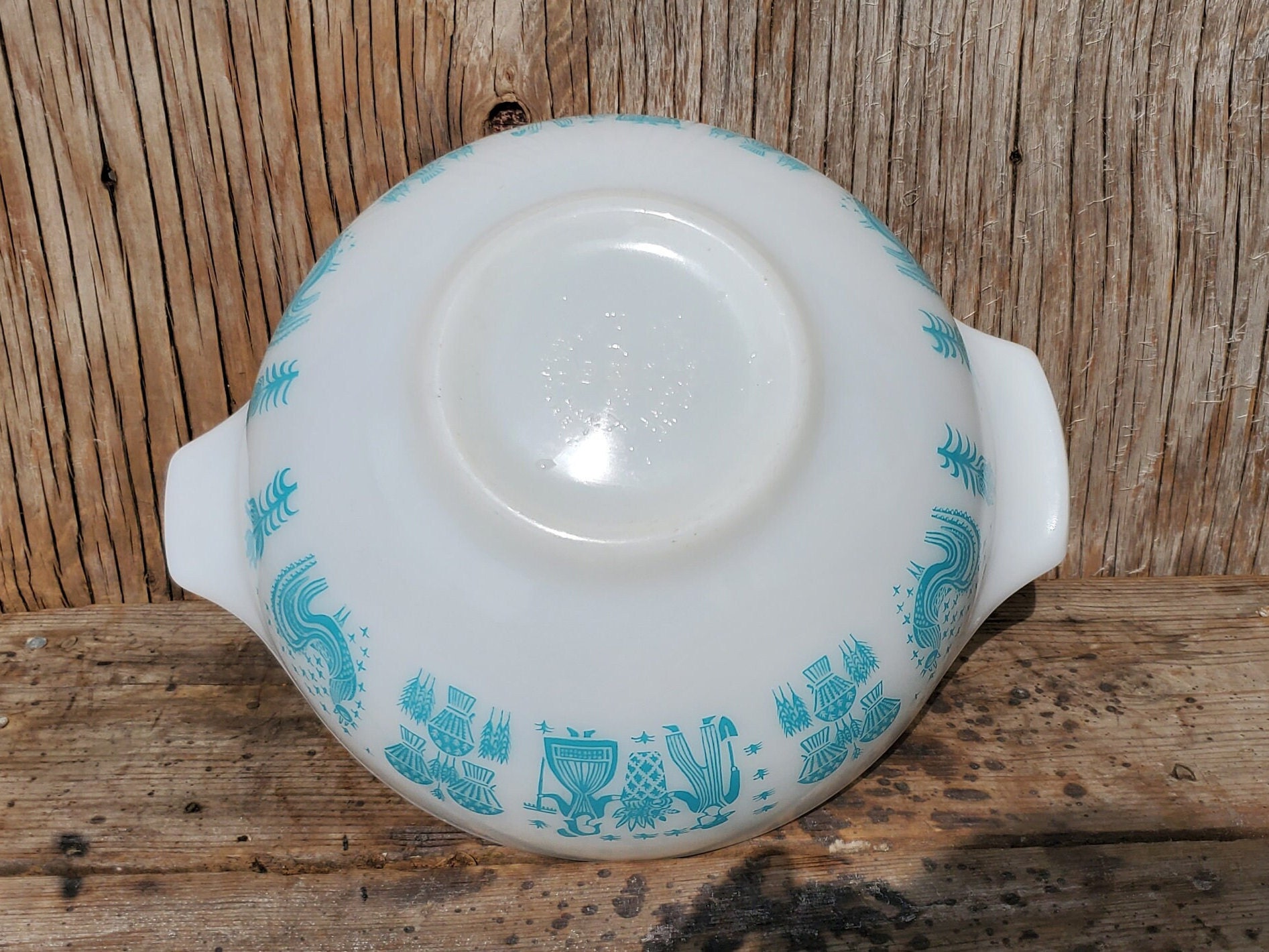Pyrex Cinderella Bowls, Set of 3, Amish Butterprint, Nesting, Blue ...