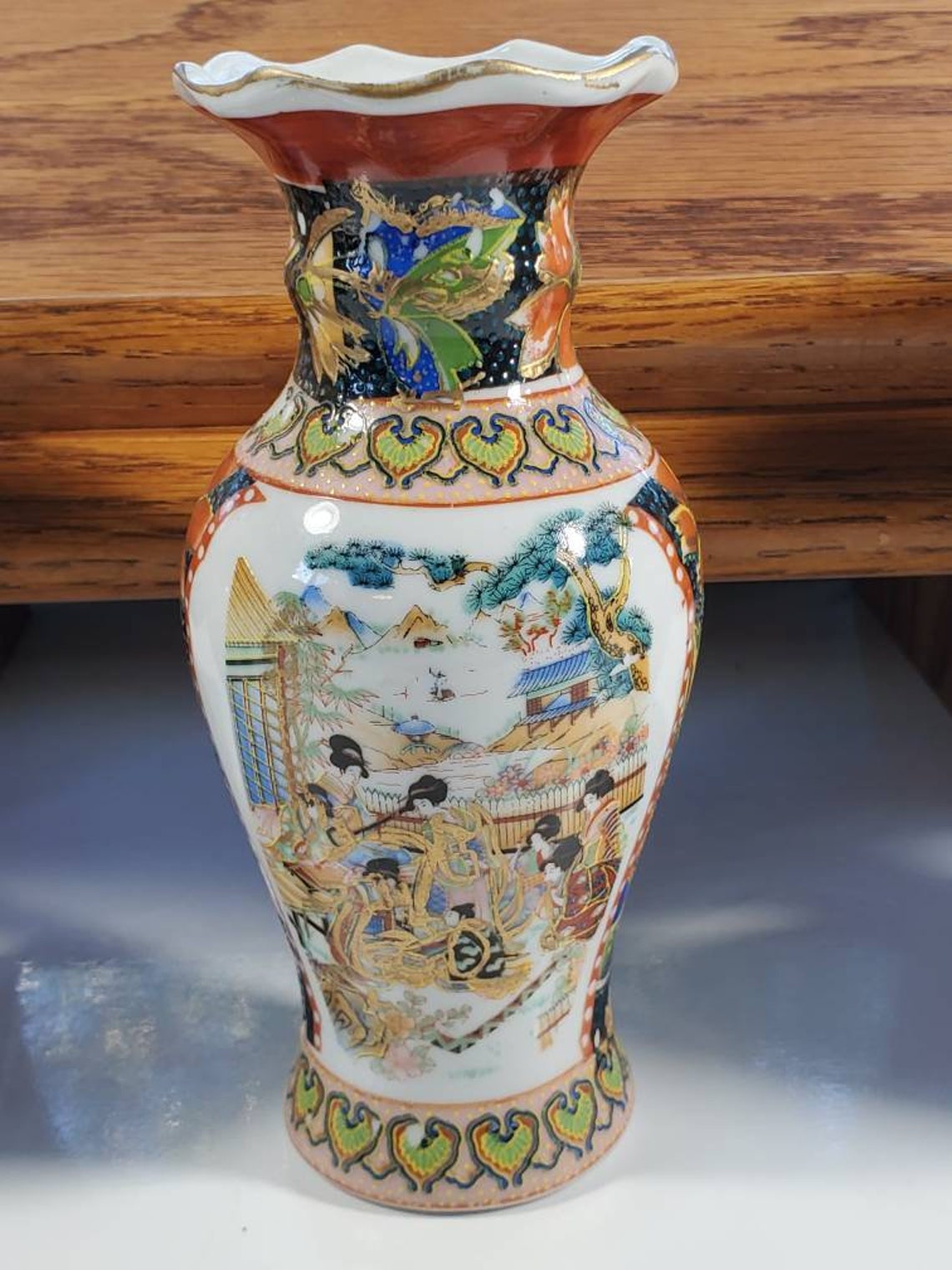 Japanese Geisha Minature Porcelain Vases, Set of Three - Etsy