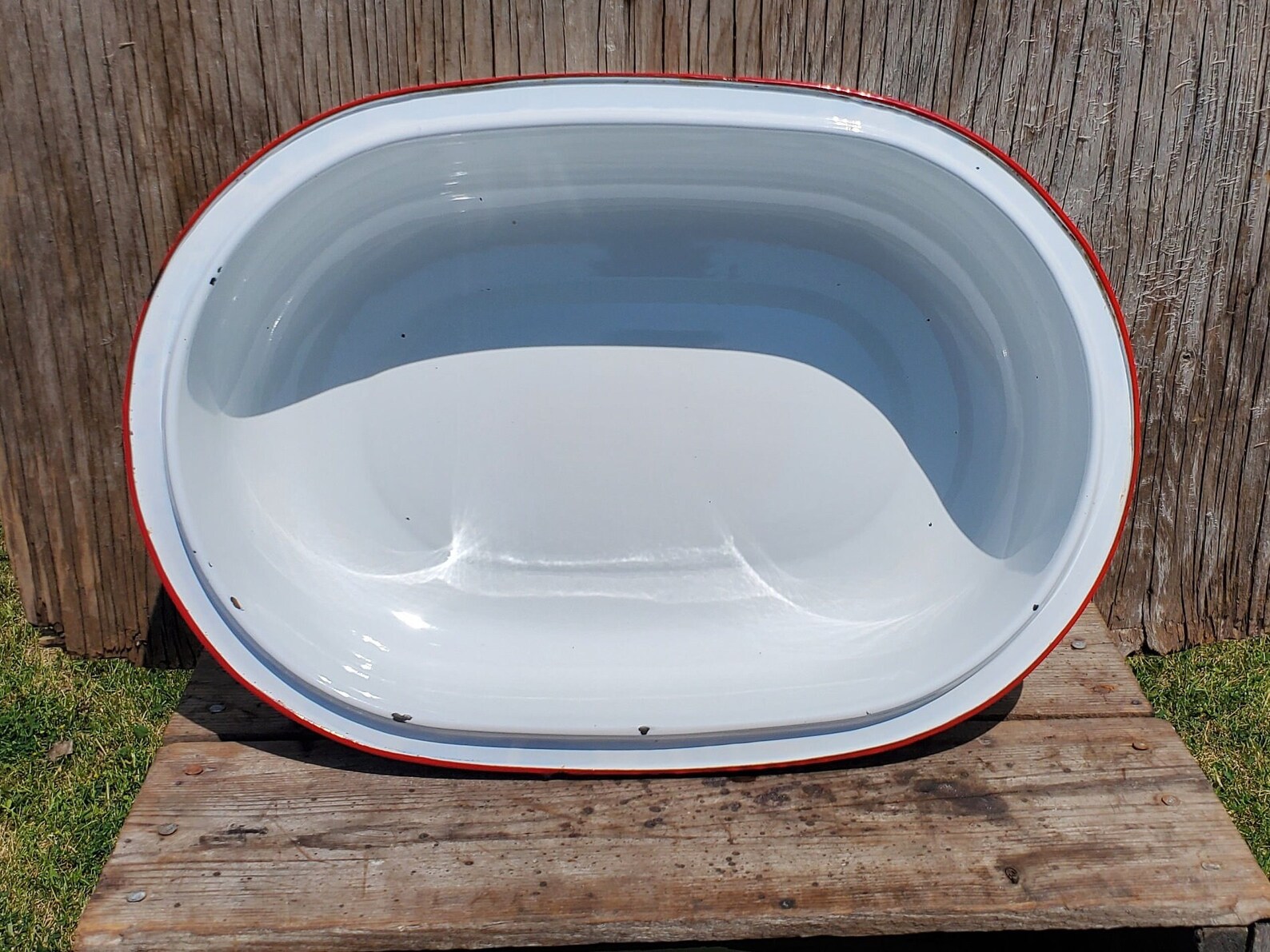 Enamelware Roaster, Antique Turkey Pot, Enamel Dutch Oven, 1930s ...