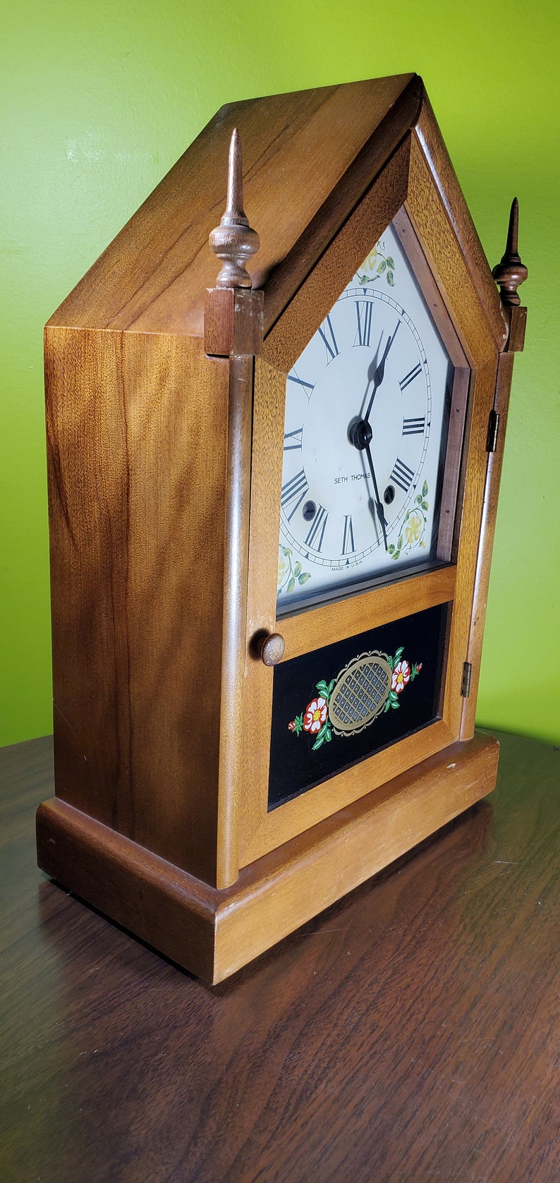 Antique, Seth Thomas, Sharon 7-W, Steeple Pendulum Wind Mantel Clock - Etsy