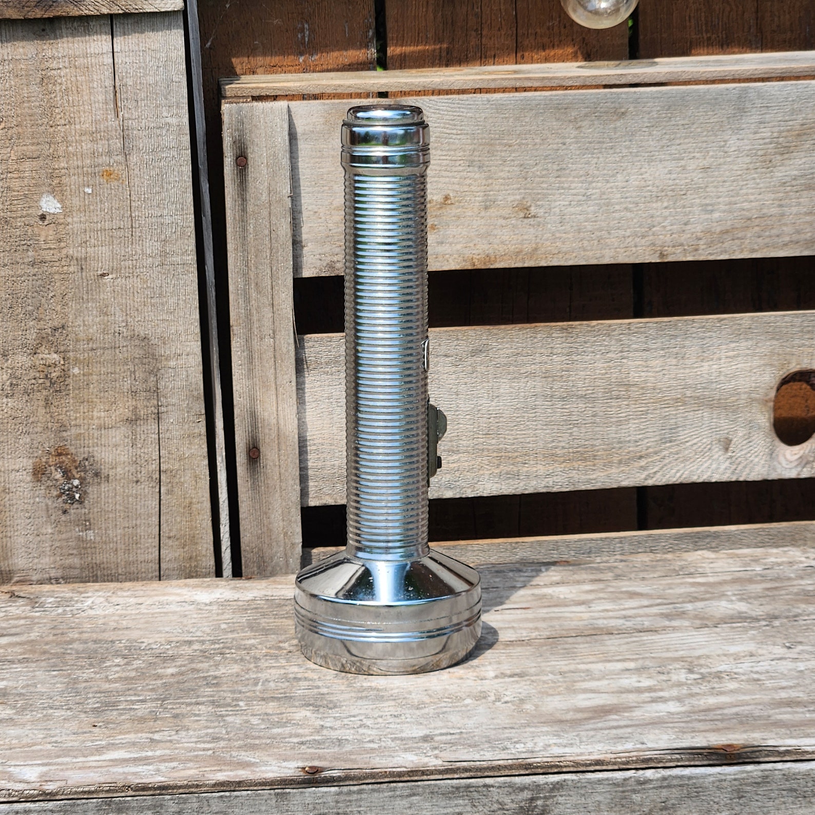 Flashlight, Bright Star, Silver Coloured, Made in USA, Vintage - Etsy