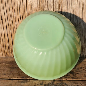 Fire King, Swirl, Mixing Bowls, Set of 3, Jadeite, Nesting, Anchor ...