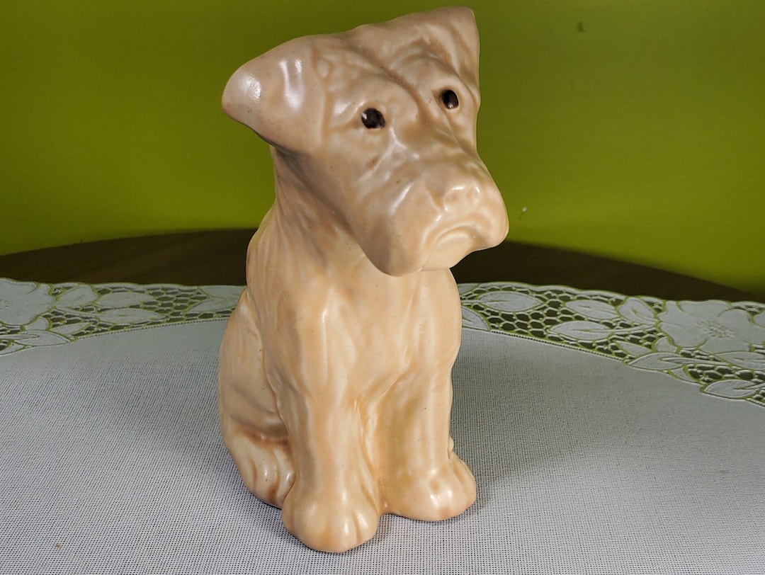 Figurine, Terrier, Dog, Pottery, Sylvac Pottery Style, Unknown Maker ...