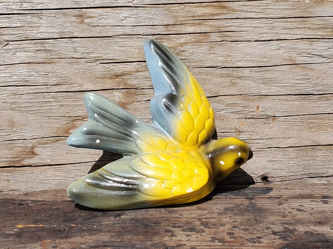 Chalkware Bird of Paradise Wall Hangings, Set of 2, Vintage - Etsy