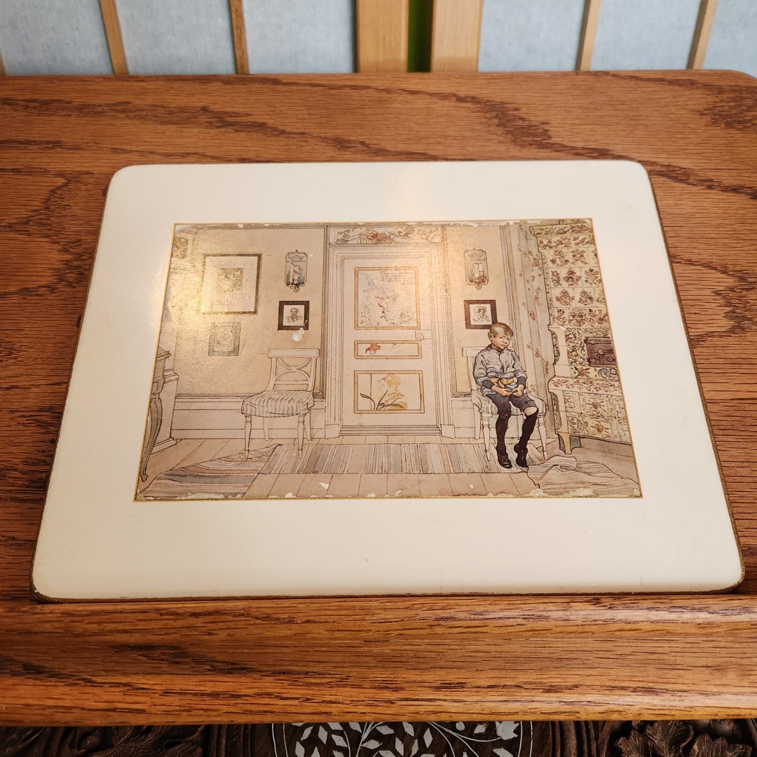 Placemats, Set of 5, Carl Larson, Scenes, Intrend, Vintage - Etsy
