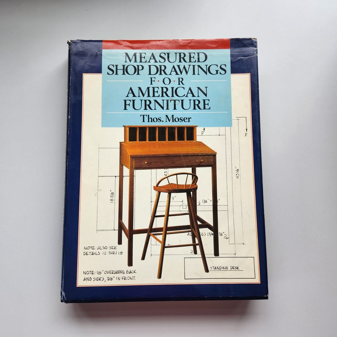 Book, Measured Shop Drawings for American Furniture, 1985, Vintage - Etsy