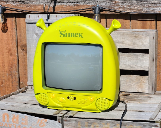 TV, Shrek Limited Edition, CRT, Turns on Properly, No Remote ...