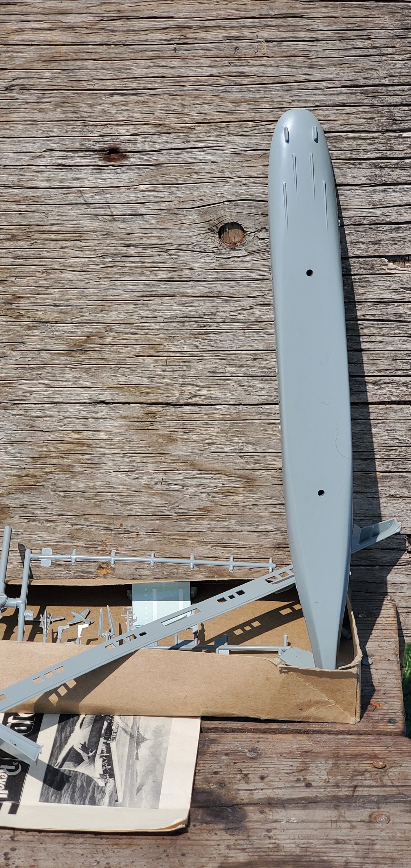 Model USS Intrepid, US Aircraft Carrier, Revell, 1972, Vintage - Etsy