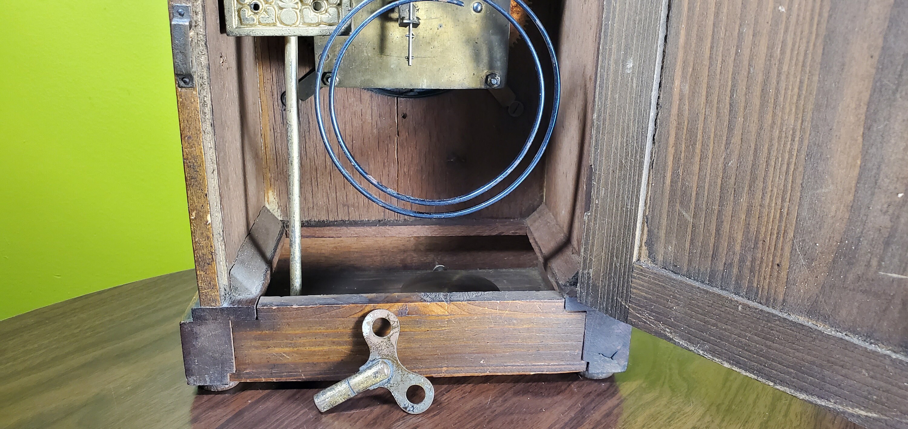 Antique Victorian Wooden Pendulum, Mantel, Tabletop, Clock - Etsy